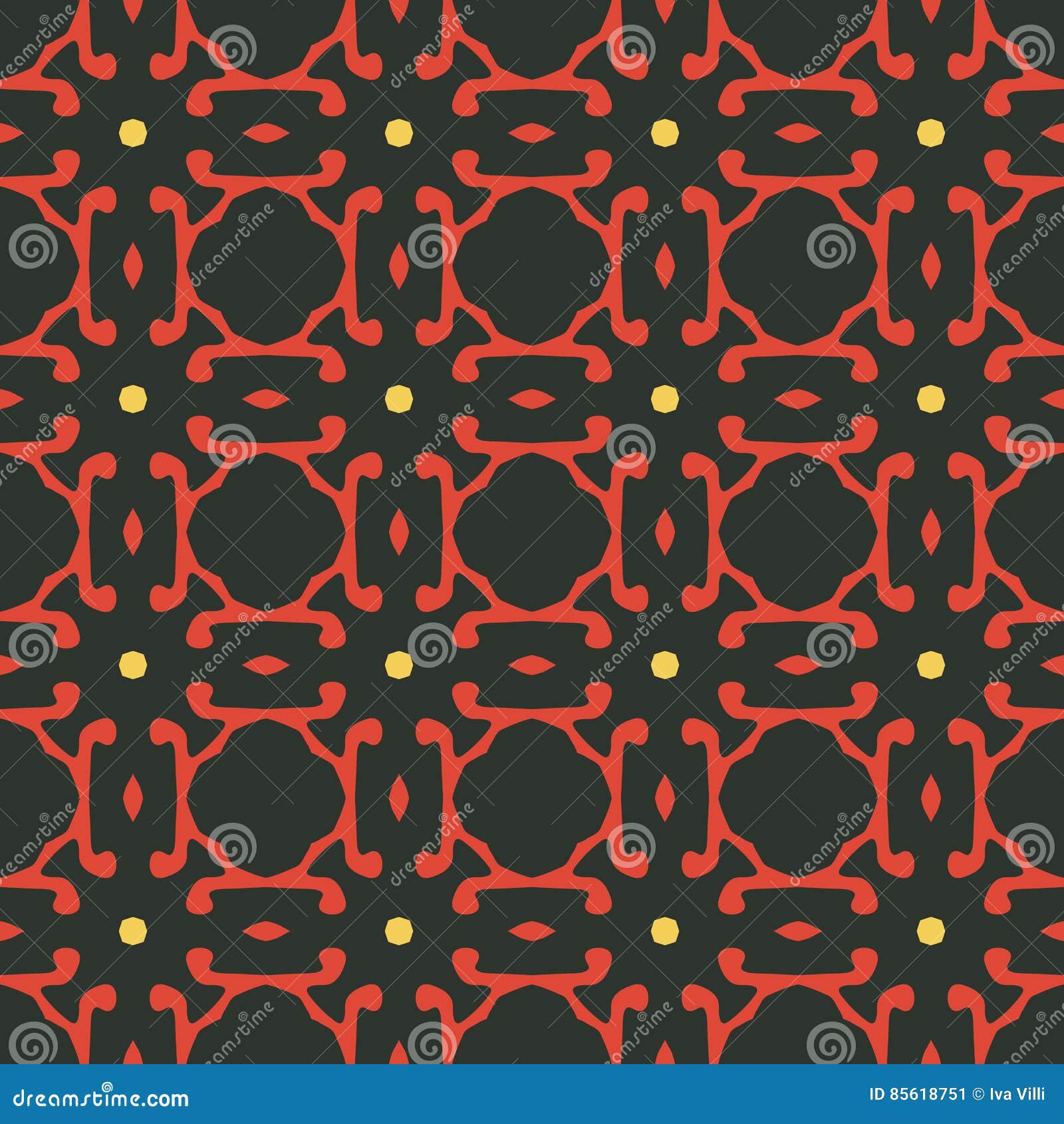Seamless pattern stock vector. Illustration of yellow - 85618751