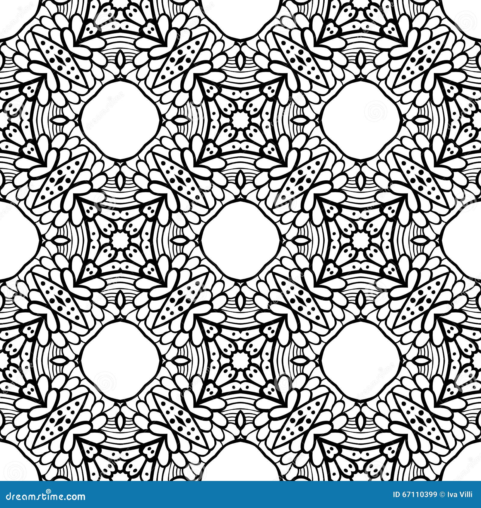Seamless pattern stock vector. Illustration of white - 67110399