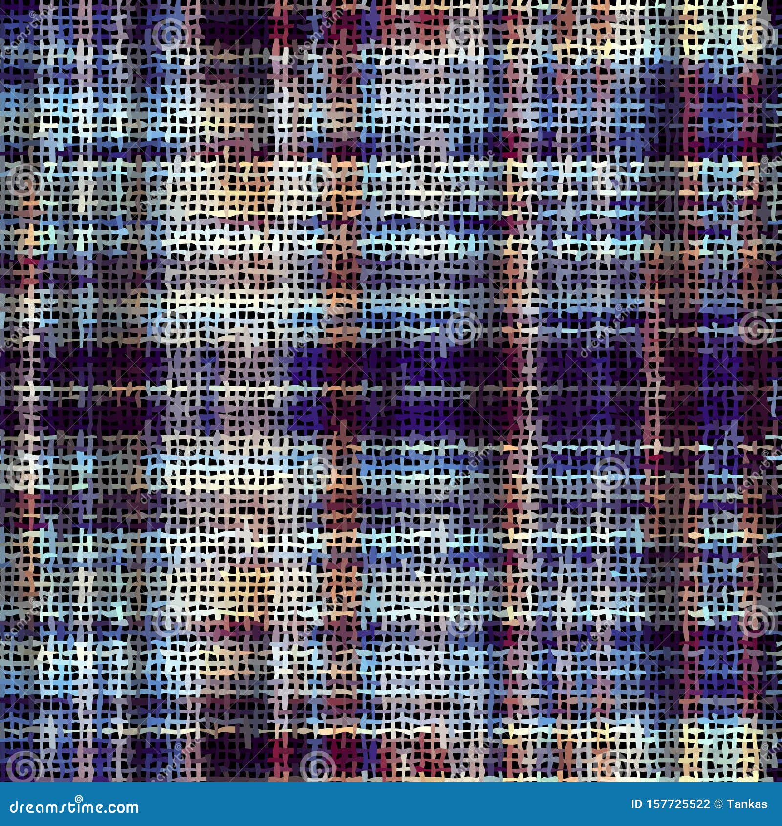 Imitation of a Texture of Tweed Fabric Seamless Pattern. Stock Vector ...