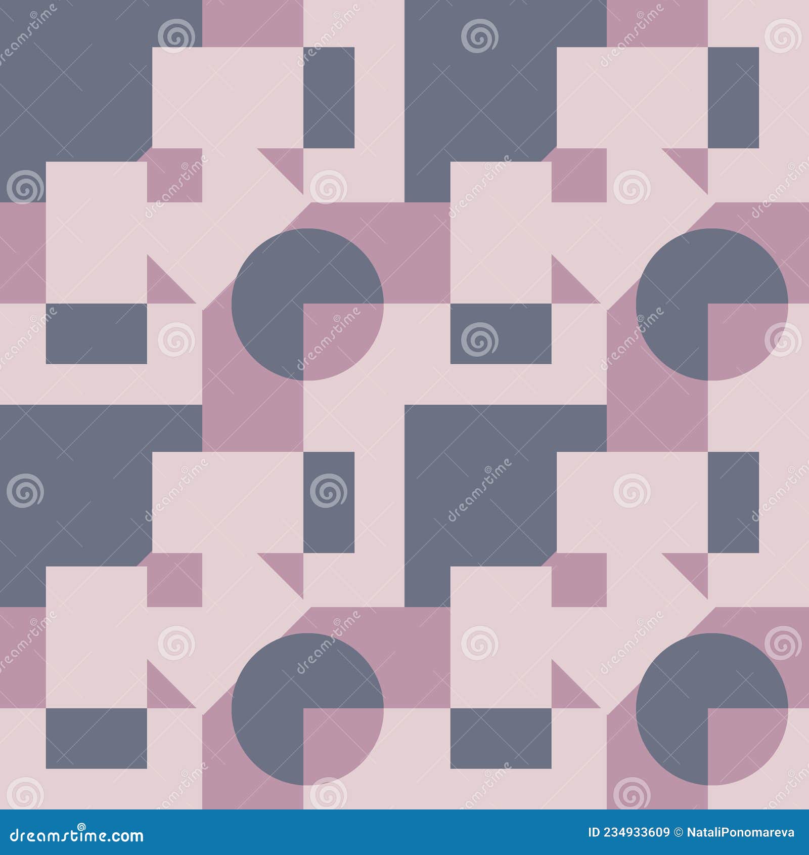 Seamless Pattern, Infinite Texture - Geometric Shapes, Abstract Pattern ...
