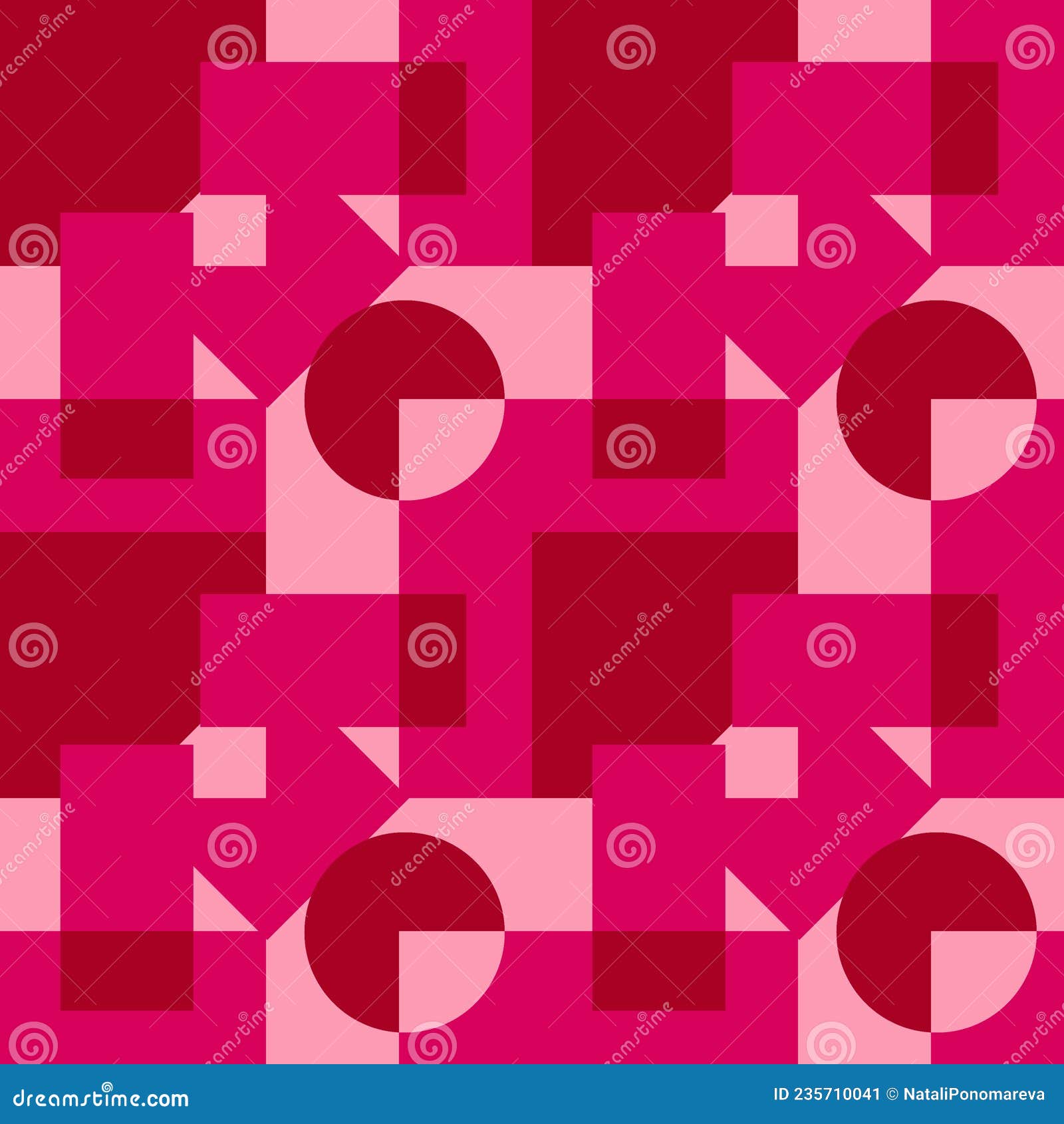 Seamless Pattern, Infinite Texture - Geometric Shapes, Abstract Pattern ...