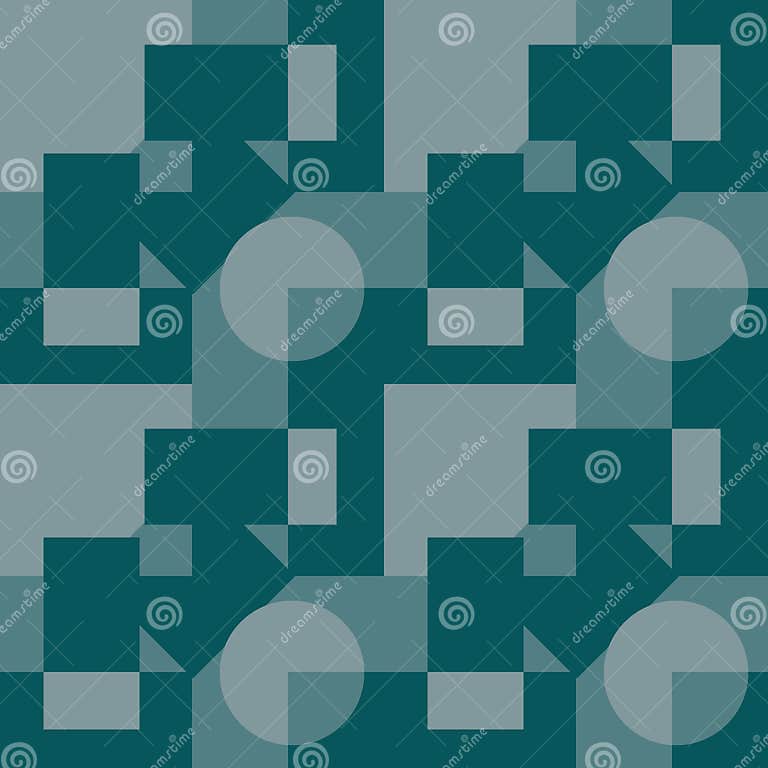 Seamless Pattern, Infinite Texture - Geometric Shapes, Abstract Pattern ...