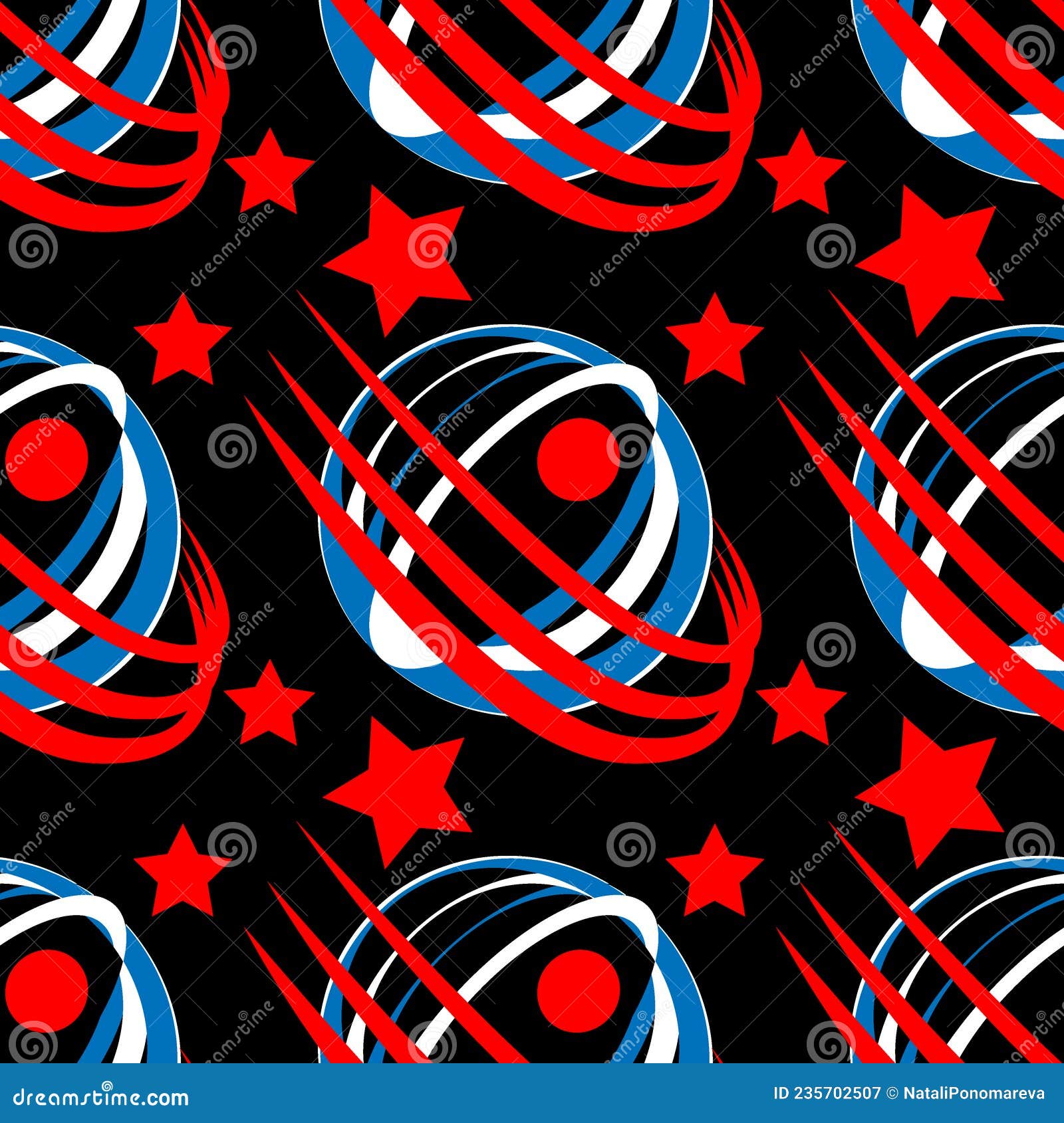 Seamless Pattern, Infinite Texture on a Square Background - Stylized ...