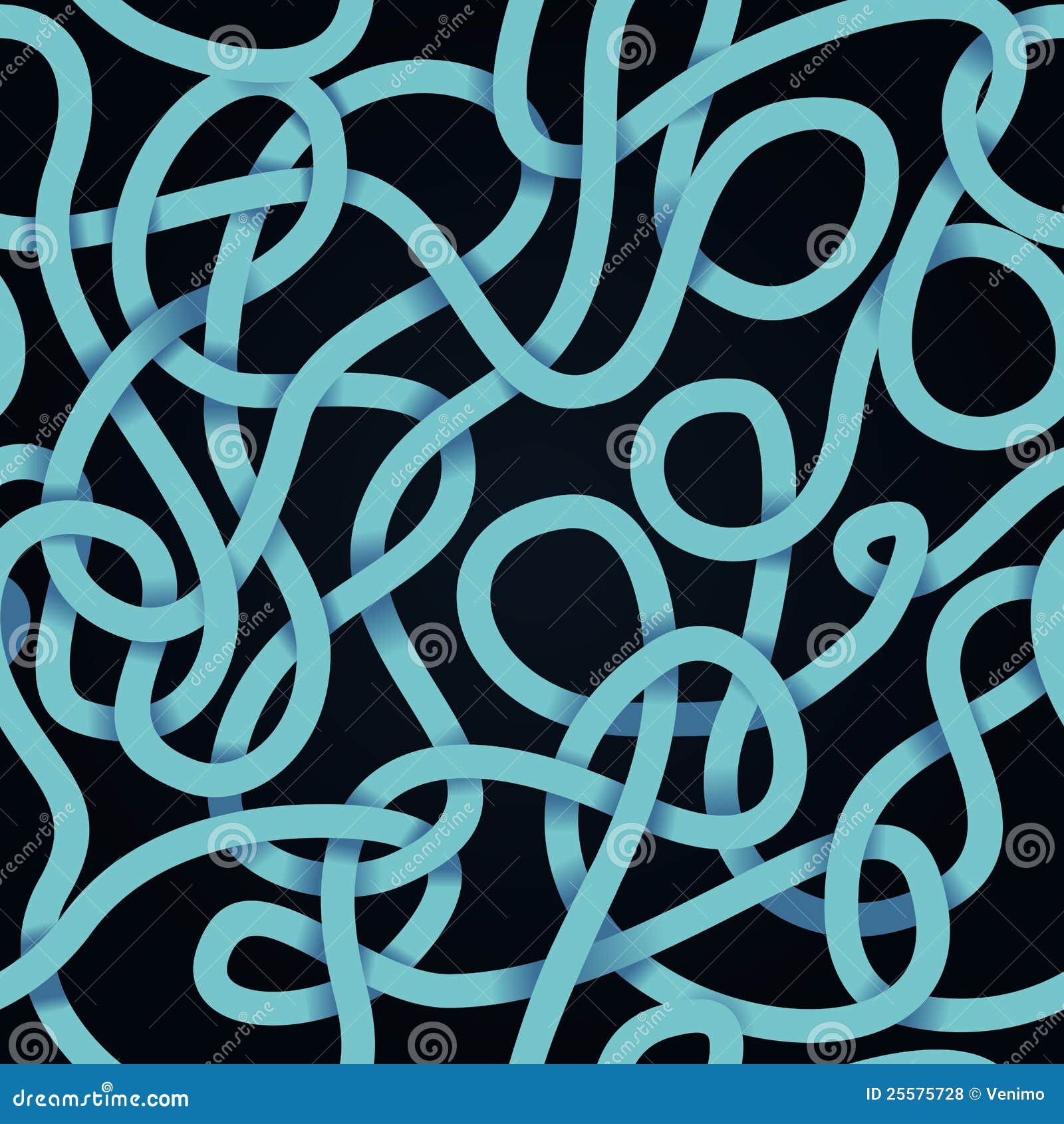 Seamless Pattern - with Infinity Line Stock Vector - Illustration of ...