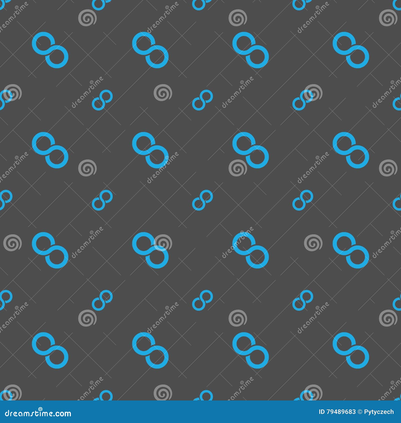Seamless Pattern of Infinity Symbol Stock Vector - Illustration of ...