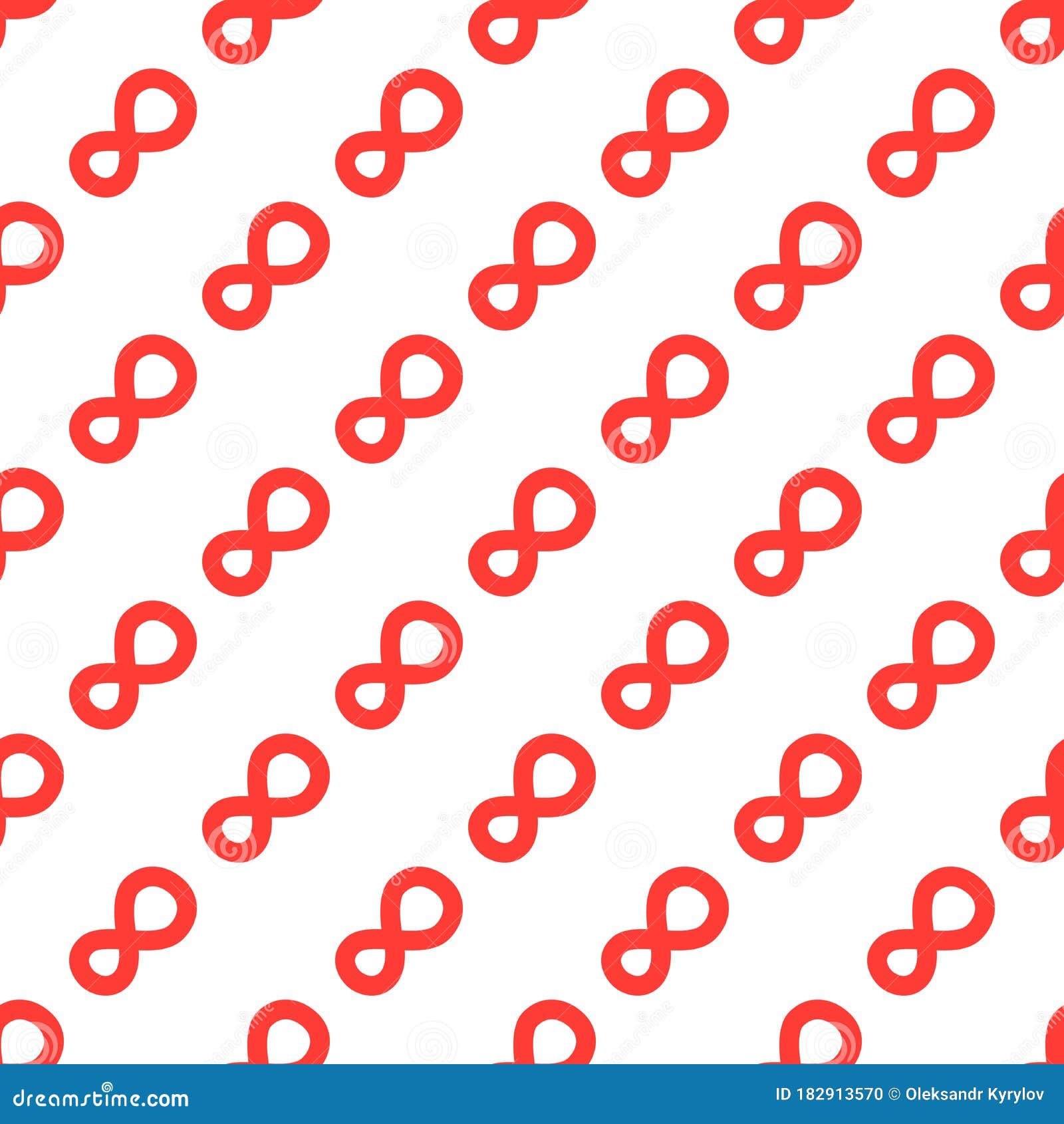 Seamless Pattern with Infinity Symbol. Stylized Geometric Pattern ...