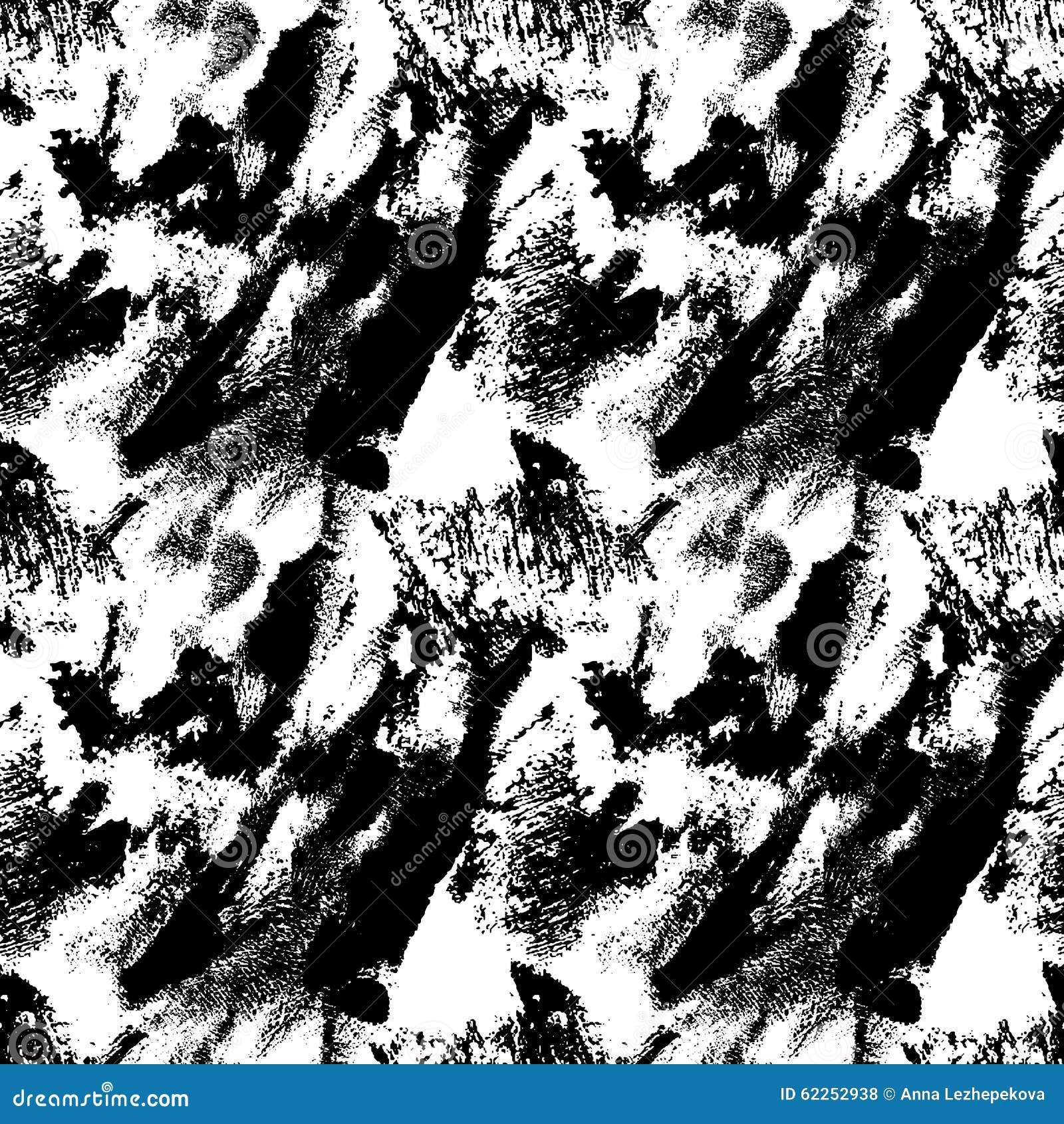 Seamless Pattern with Ink Skin Imprints. Stock Vector - Illustration of ...