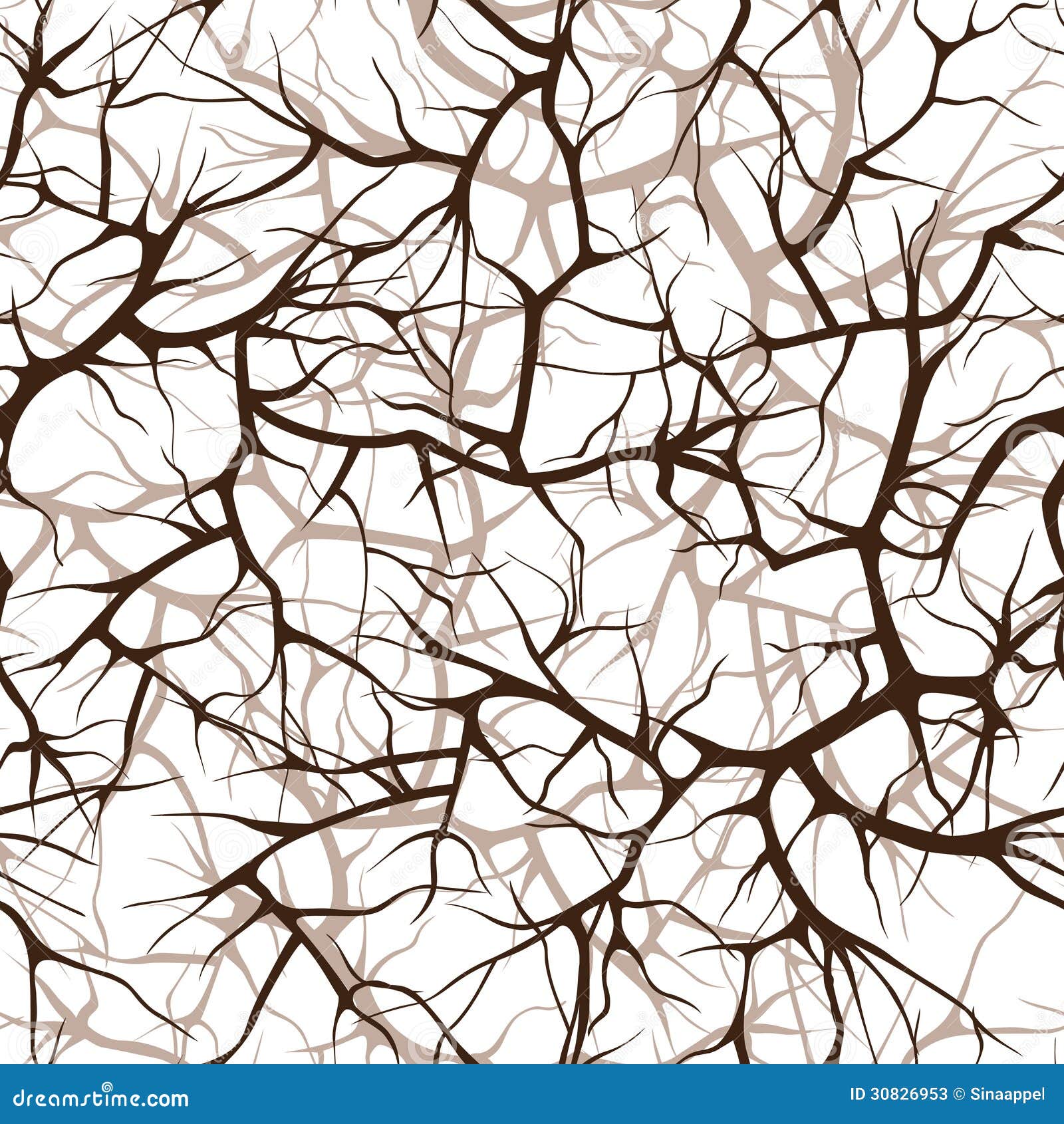 Seamless Pattern, Interlacing of Branches Stock Vector - Illustration ... Seamless Pattern, Interlacing of Branches Stock Vector - Illustration ...