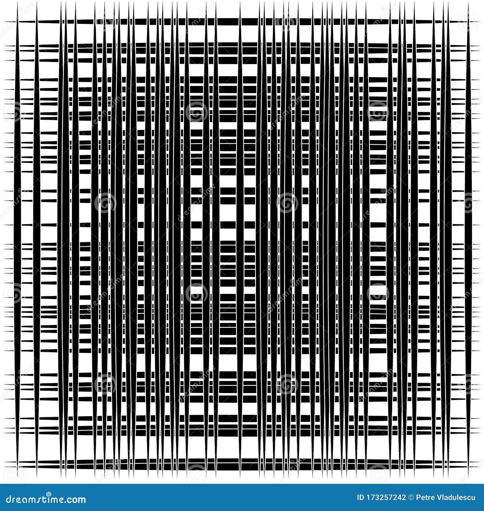 Seamless Pattern with Intersecting Black Stripes, Modern Stylish Image ...