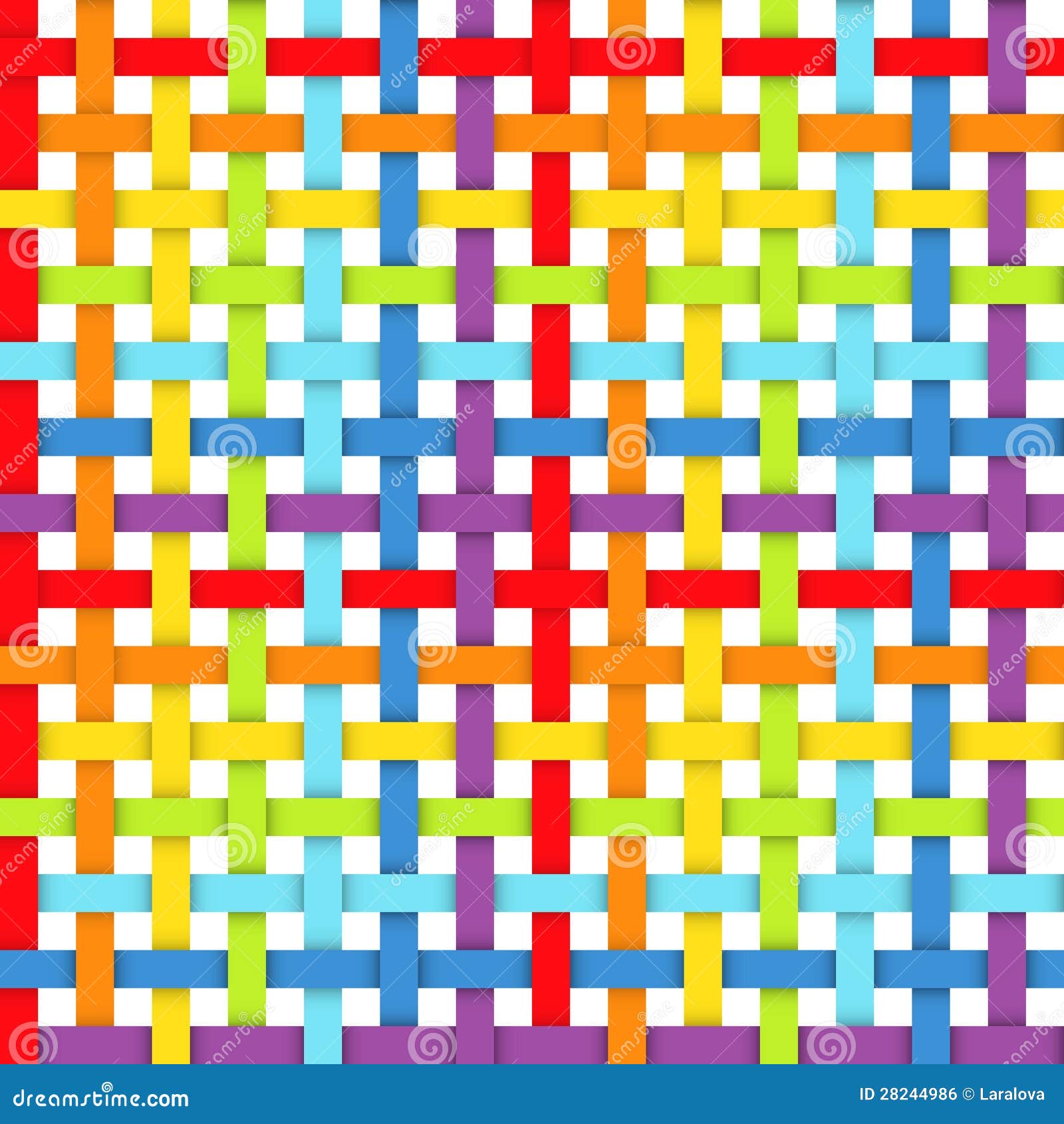 Rainbow Ribbons And Map Pointer Vector Illustration | CartoonDealer.com ...