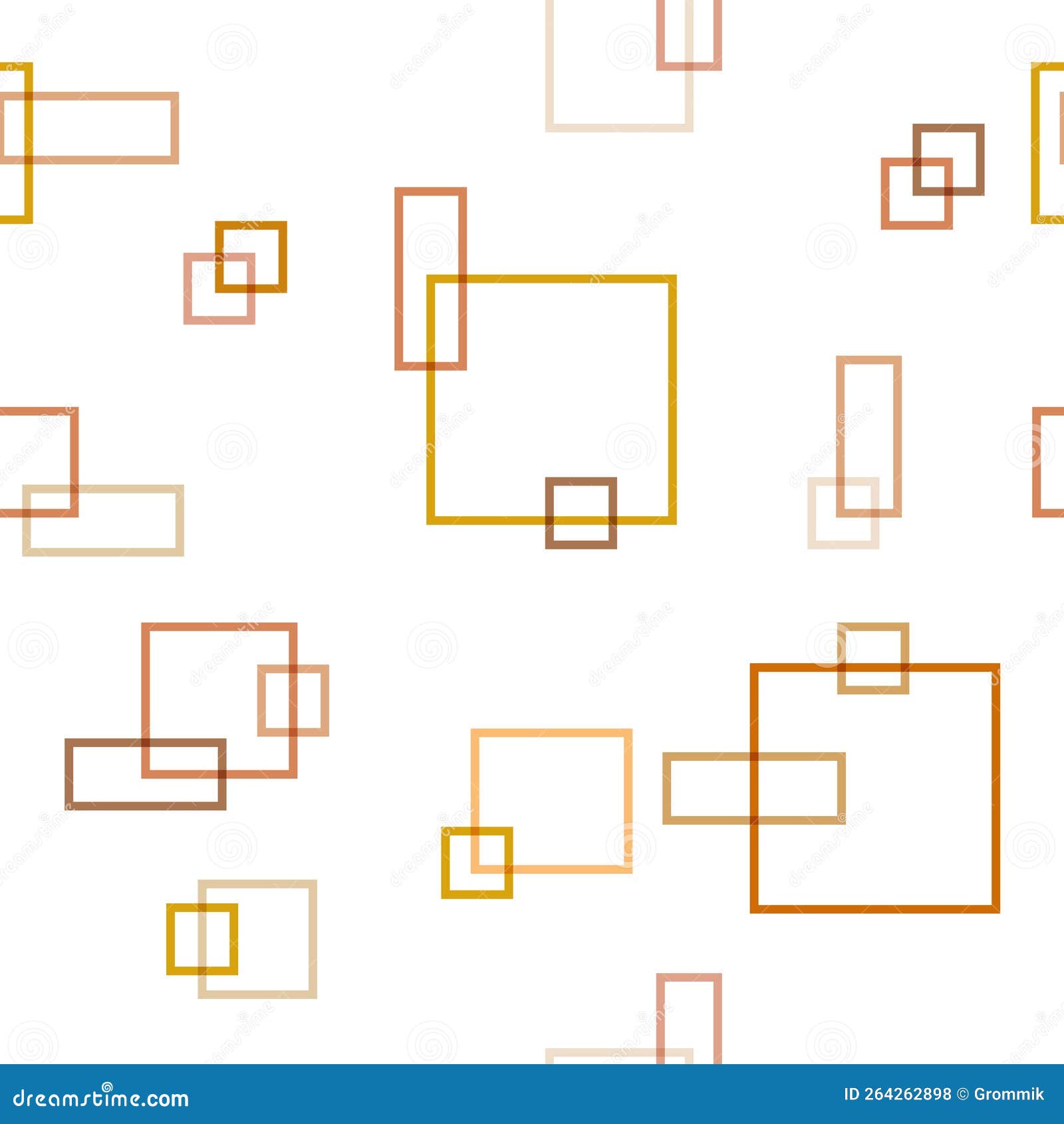Seamless Pattern. Intersection of Squares. Template for Textiles ...
