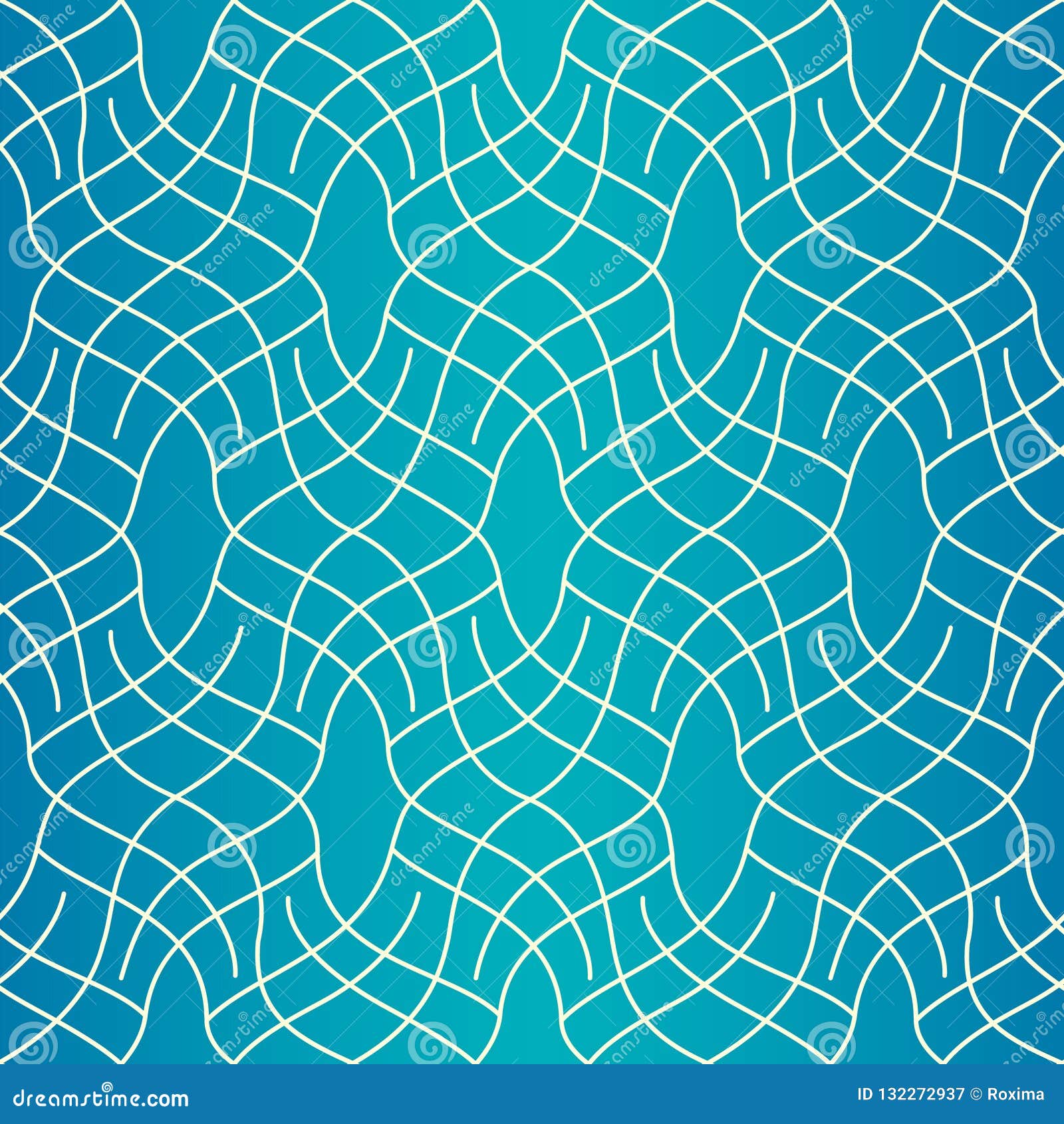 Seamless Pattern of Intertwining Lines. Stock Vector - Illustration of ...