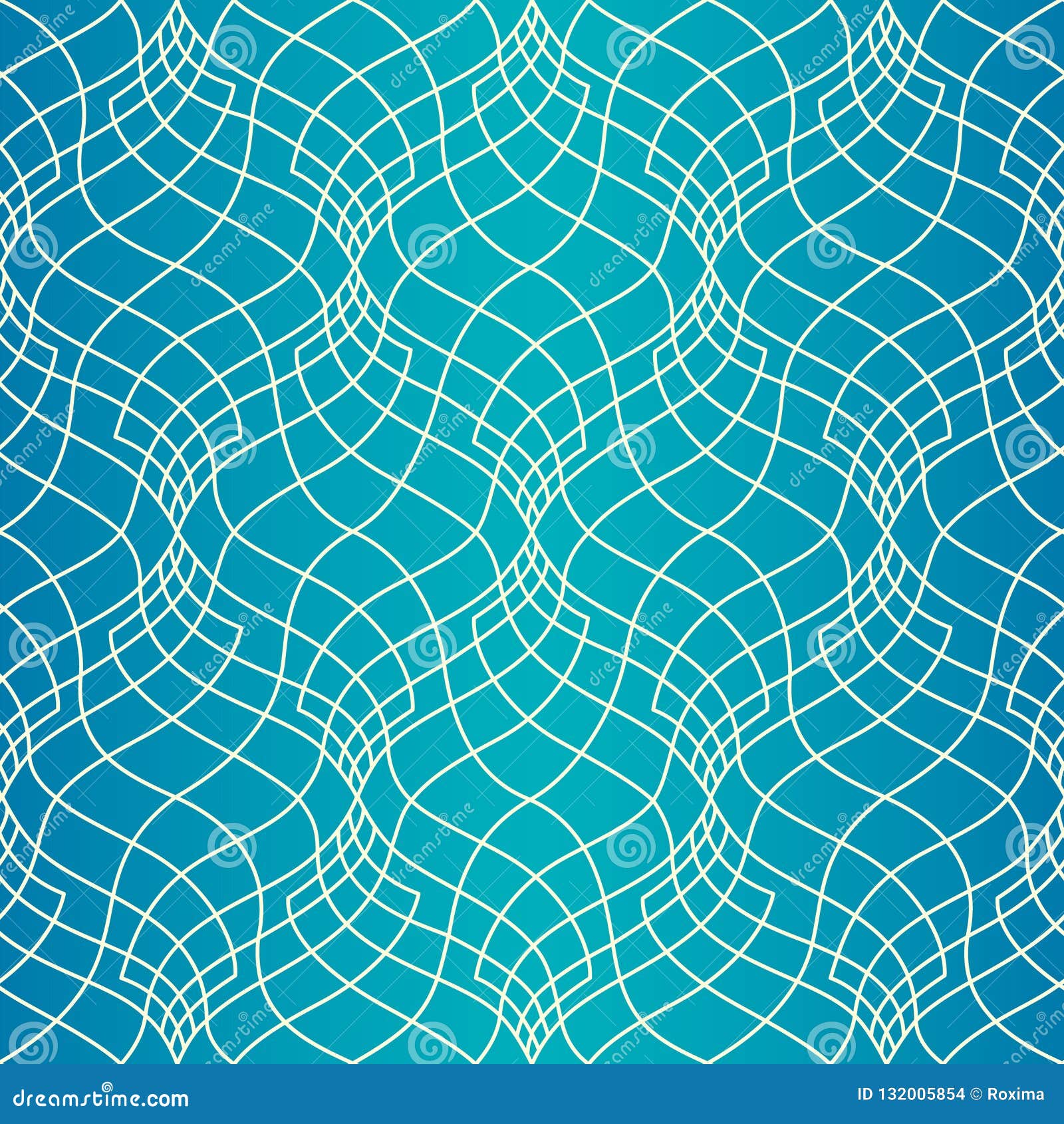 Seamless Pattern of Intertwining Lines. Stock Vector - Illustration of ...
