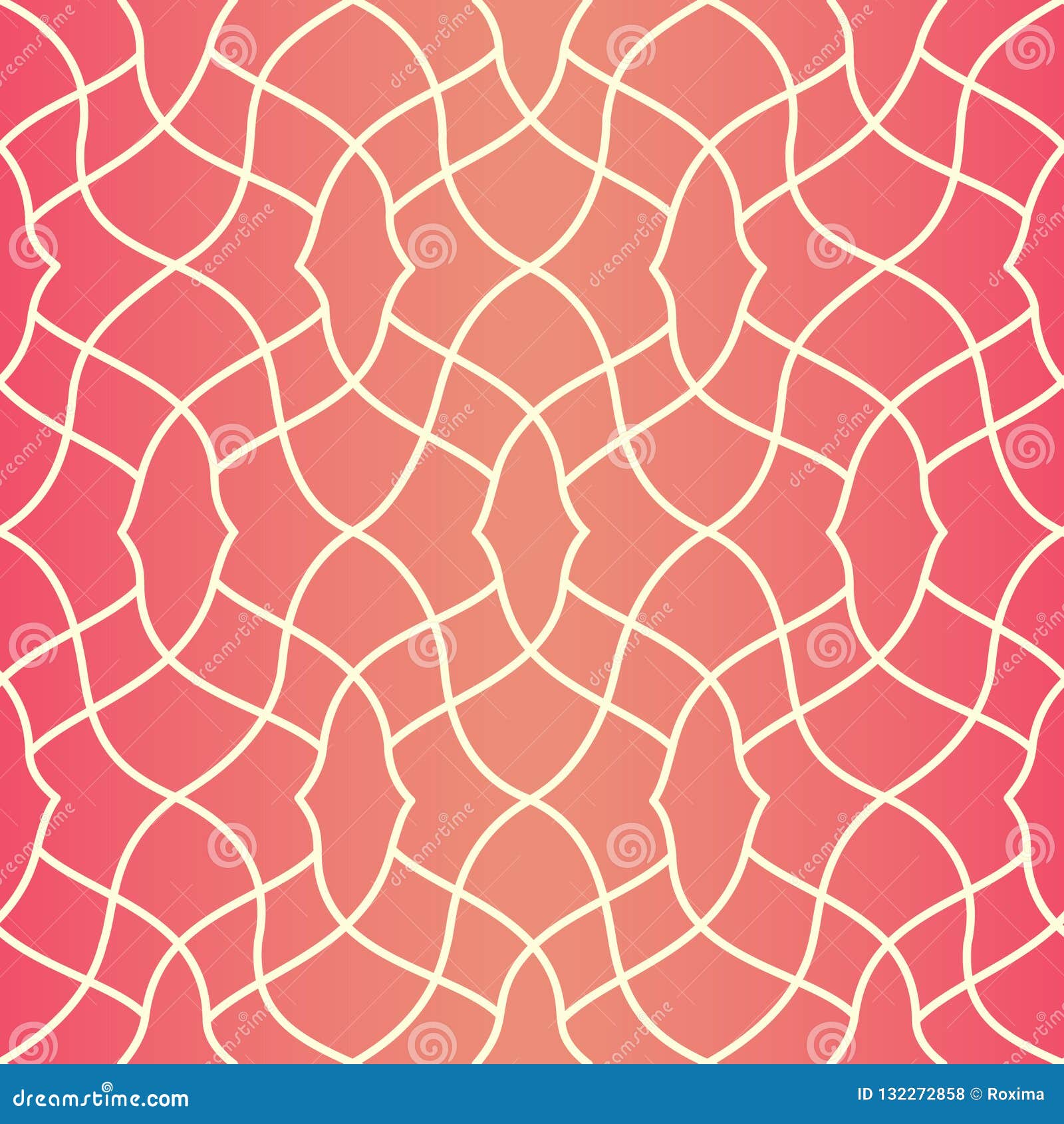 Seamless Pattern of Intertwining Lines. Stock Vector - Illustration of ...
