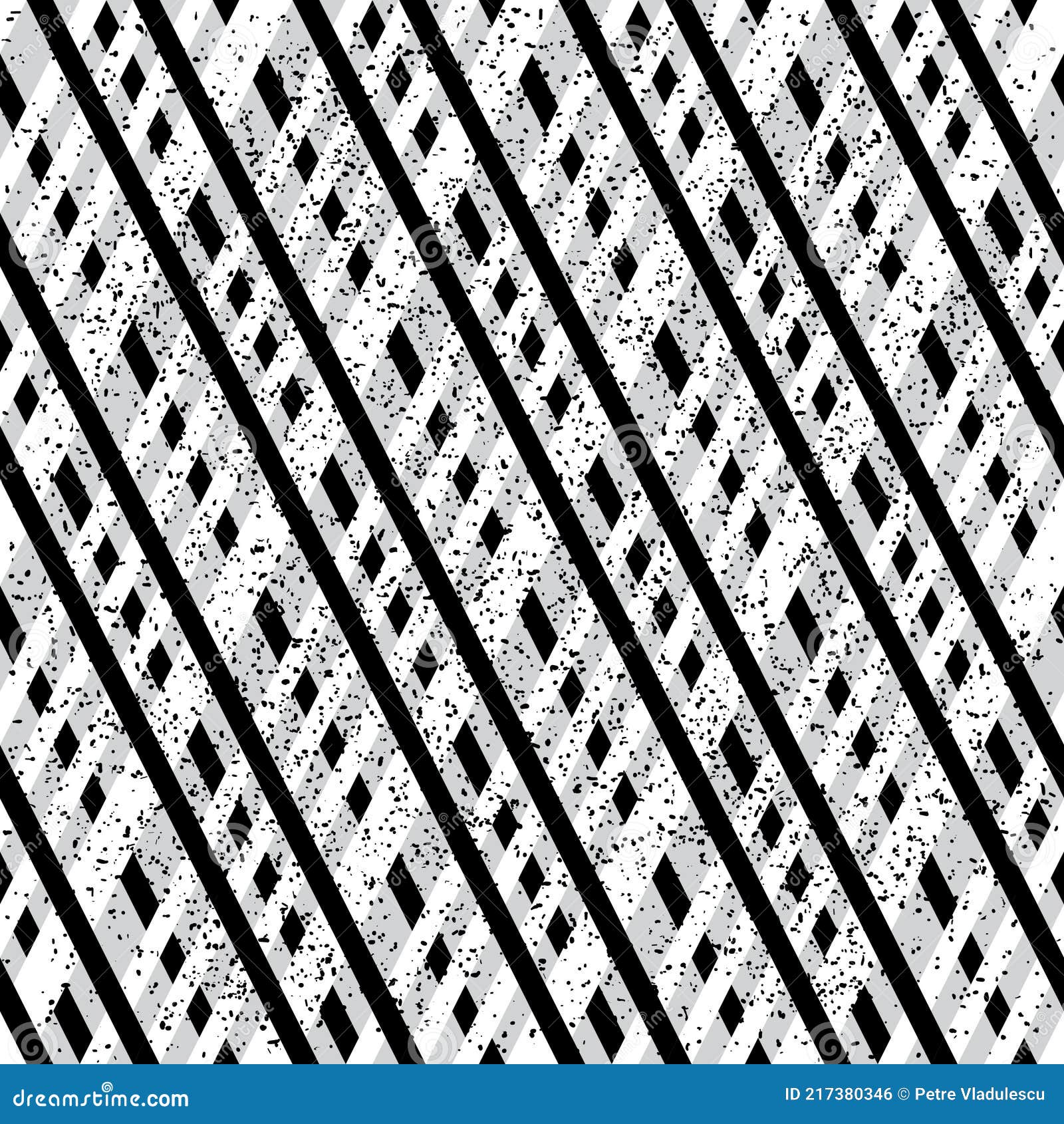 253 Seamless Pattern With Interweave Black And White Streaks, Modern Stylish Image. Vector ...