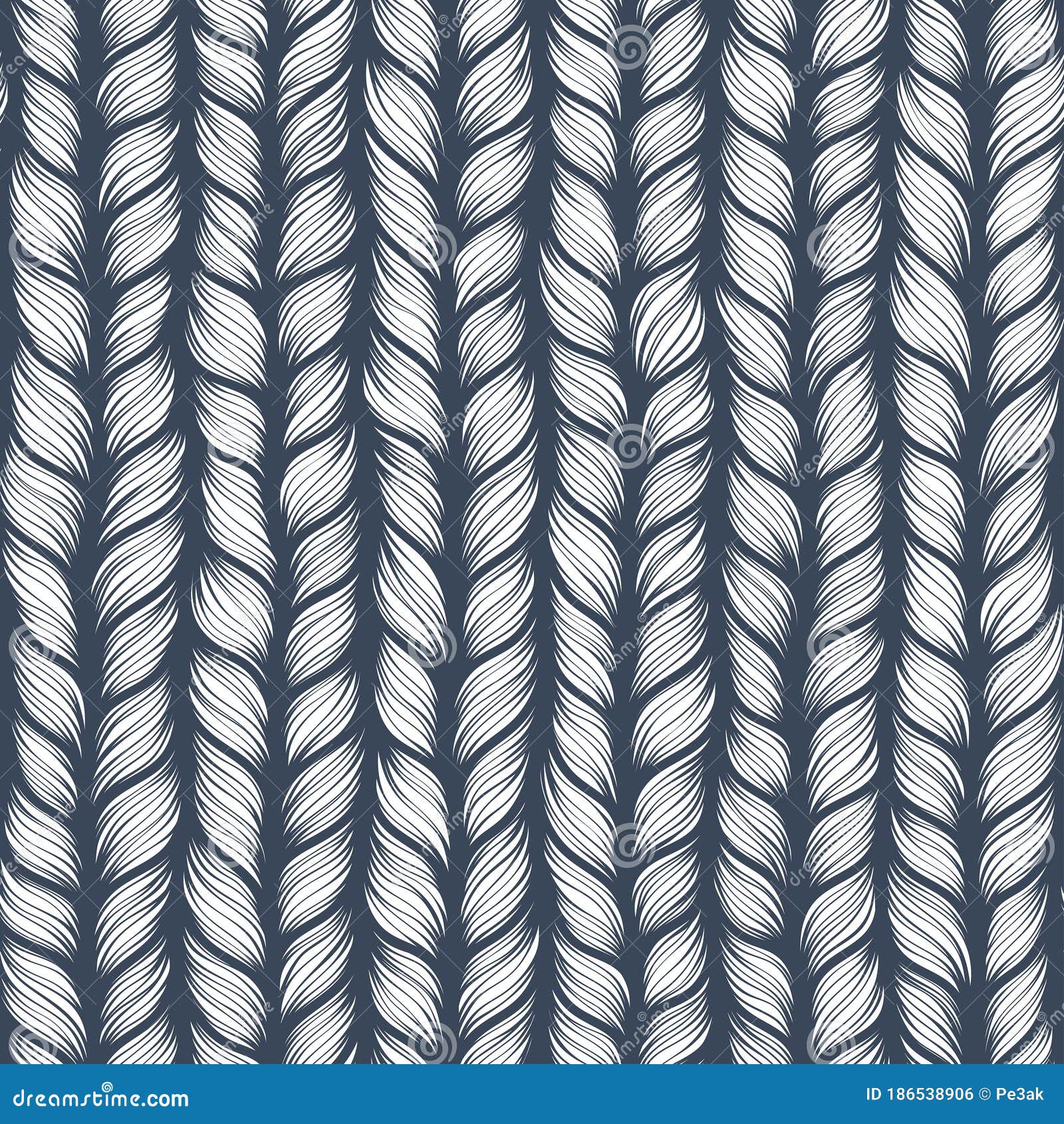 Seamless Pattern with Interweaving of Braids Stock Vector ...