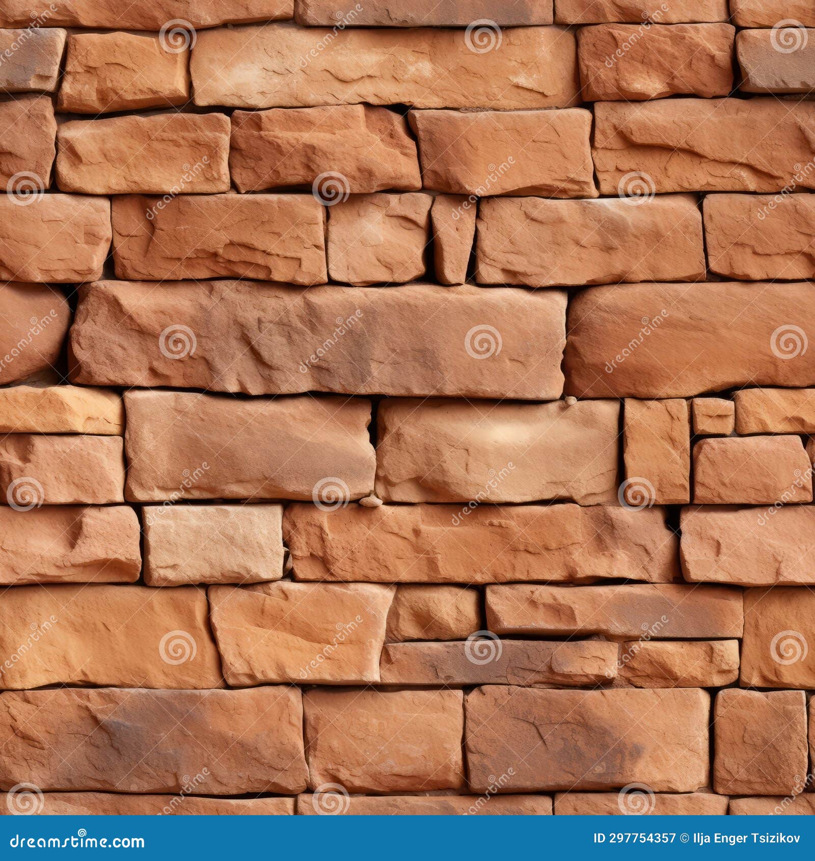 Seamless Pattern of an Intricate Sandstone Facade with a Textured Stone ...