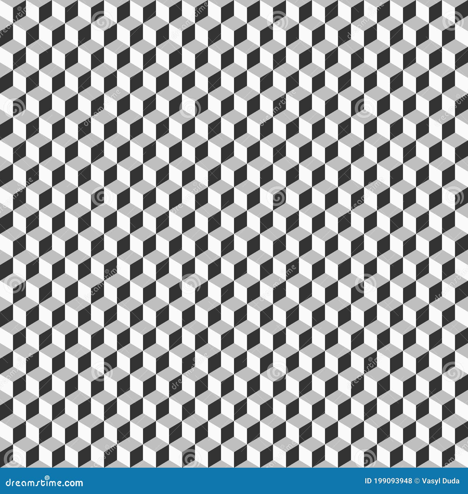 Grid of Cubes stock vector. Illustration of modern, graphic - 199093948