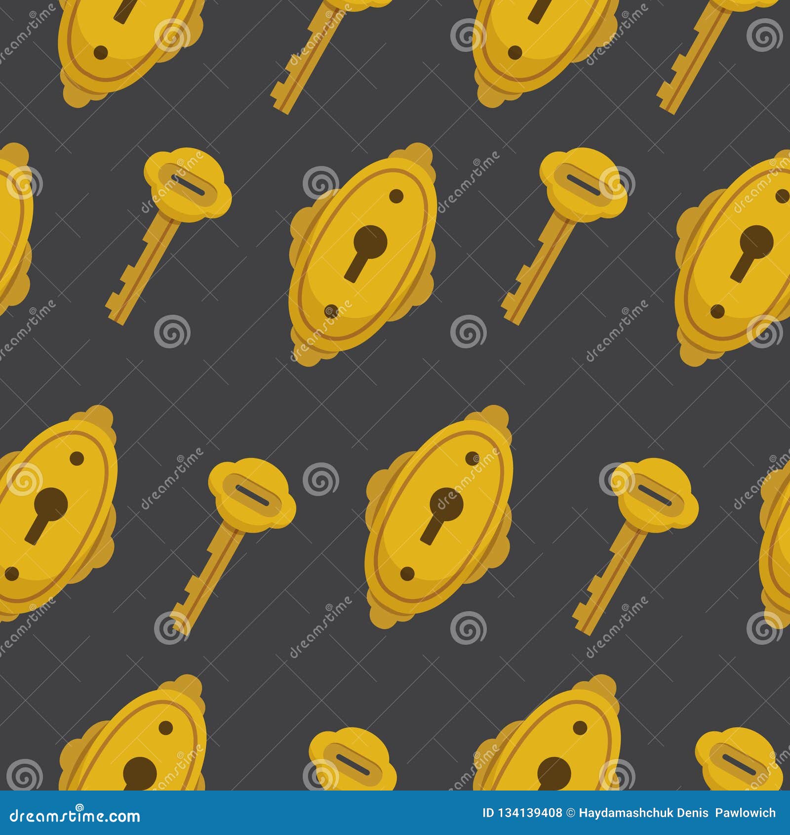 Gold Locks Combination. Realistic Rotating Secret Unlock Code Font ...