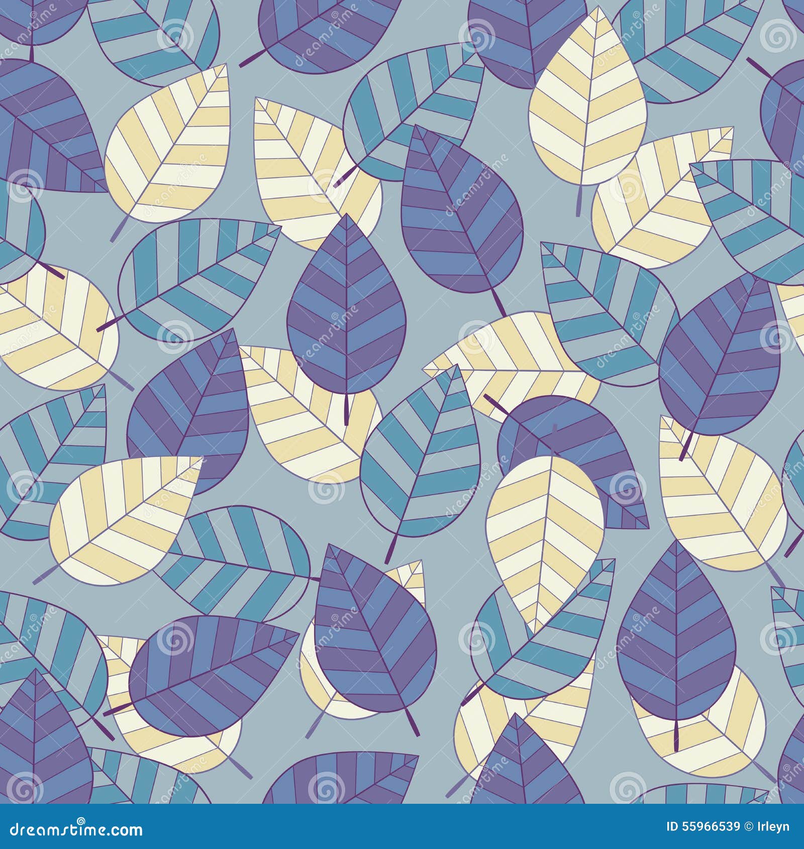 Seamless Pattern with Leaf, Abstract Leaf Texture Stock Vector ...