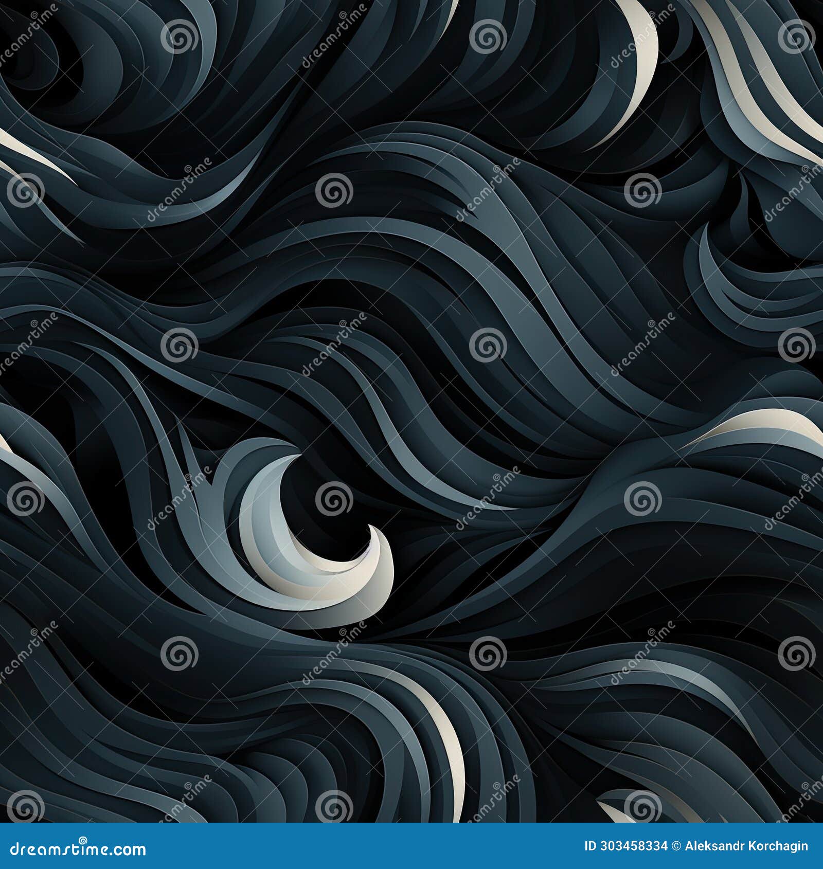 Seamless Pattern with Leaf Texture on a Black Background. Repeating ...