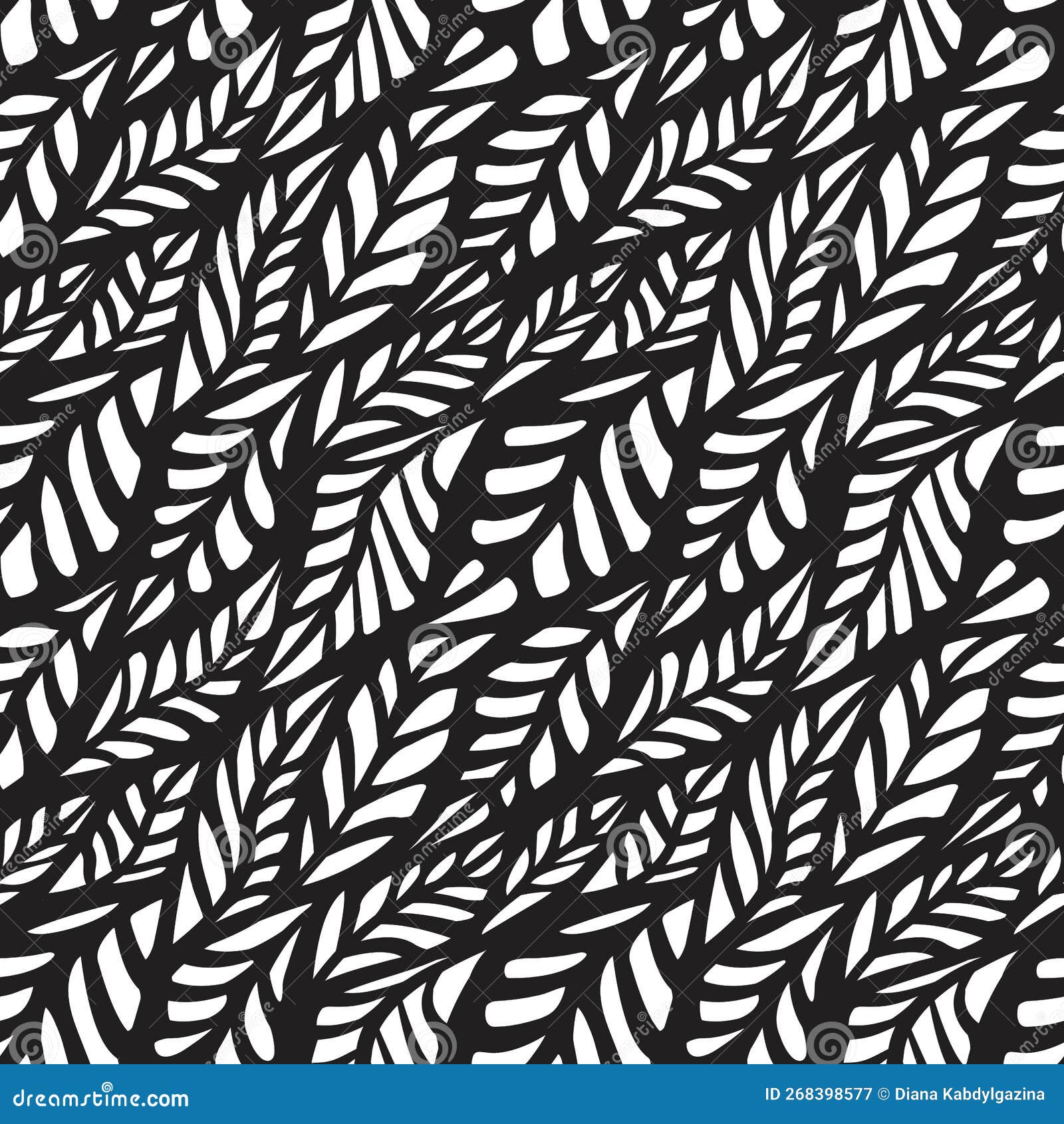 Seamless Pattern Leaves for Laser Plotter Cutting Stock Illustration ...