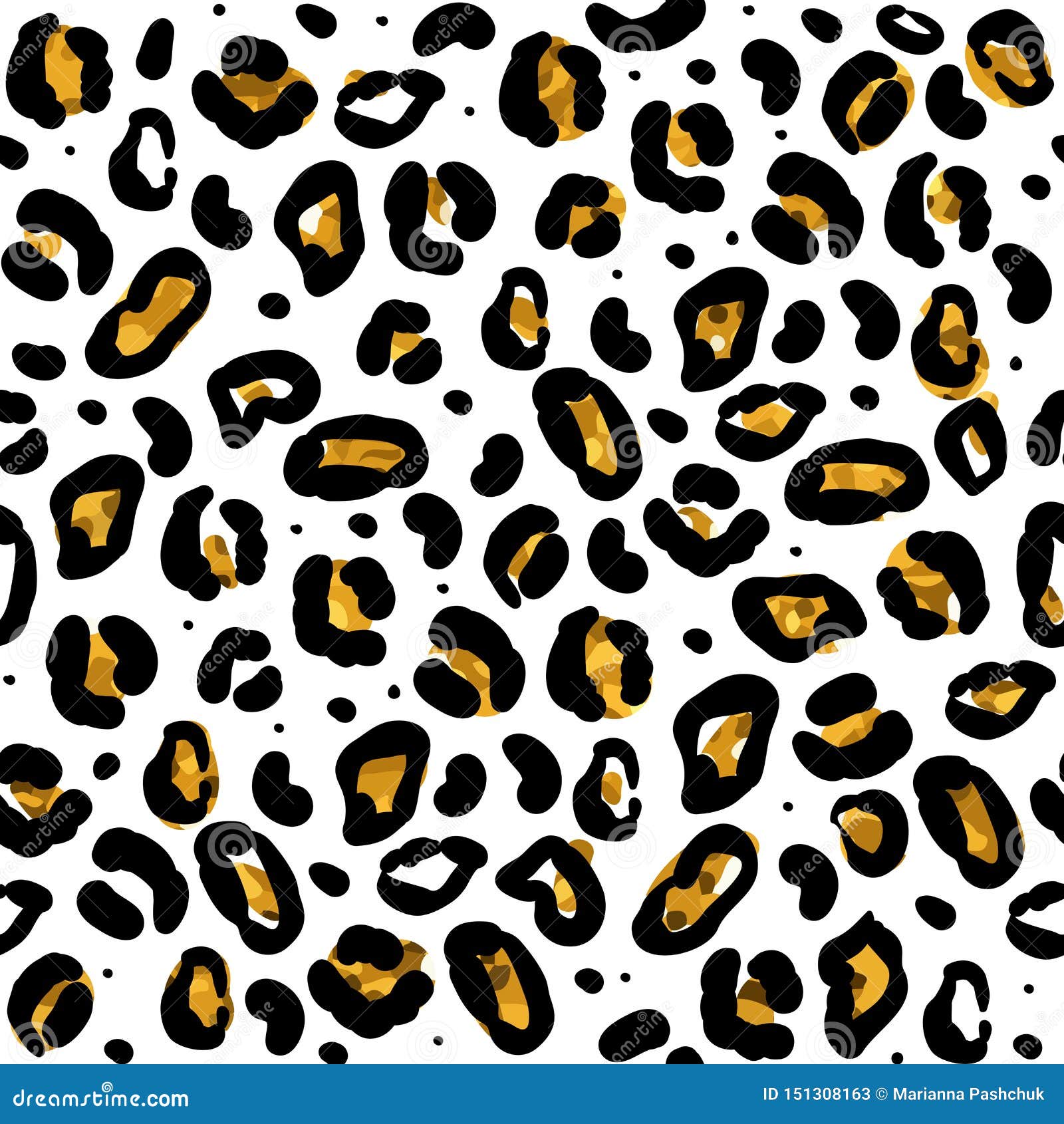 Seamless Pattern Leopard Print. Trendy Design. Leopard Pattern for ...