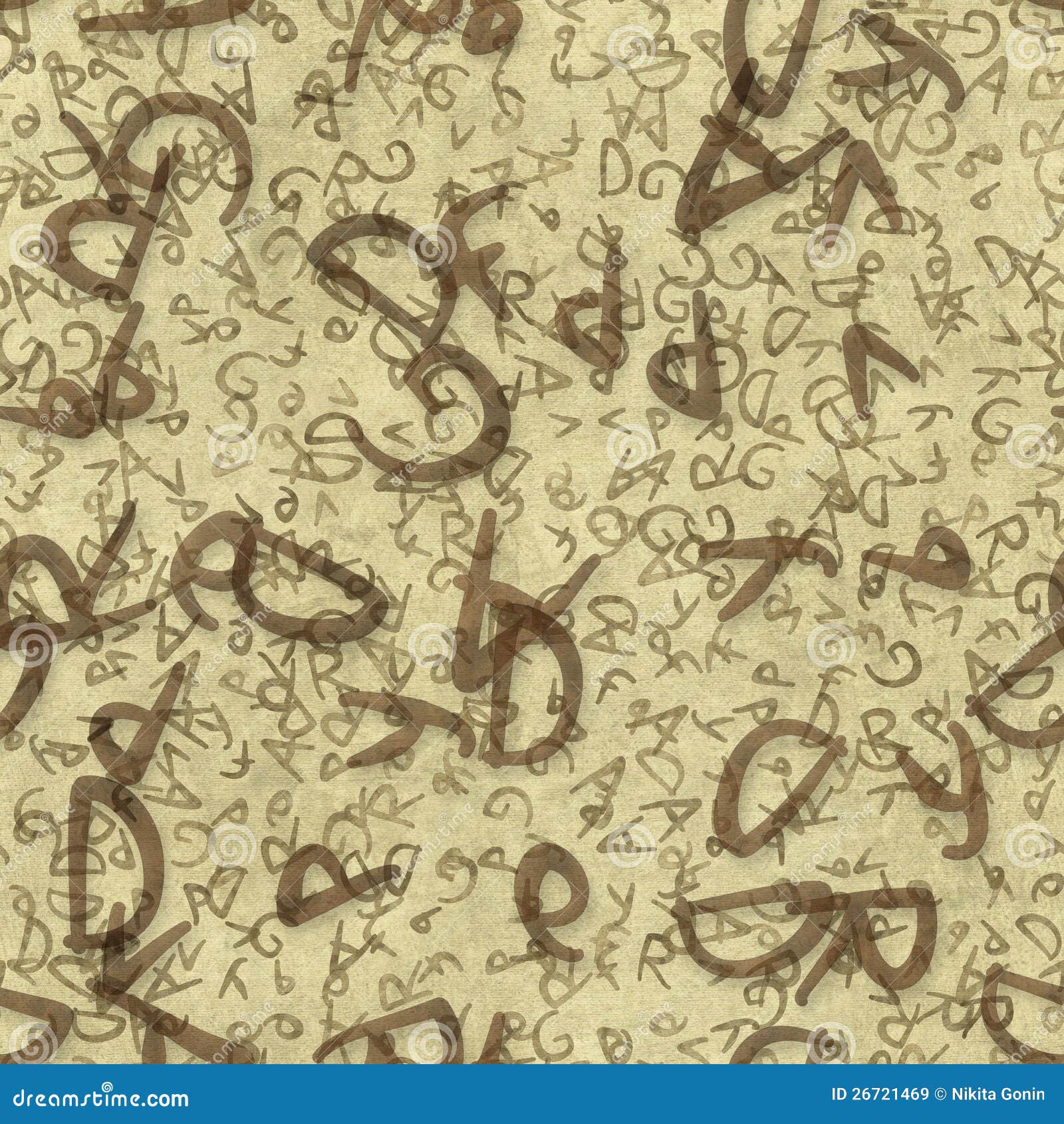 Seamless pattern letters stock illustration. Illustration of background ...