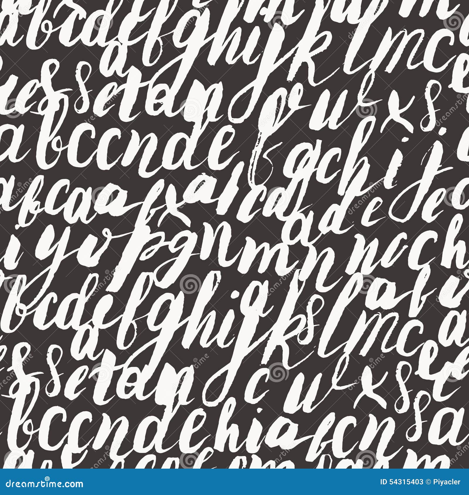 Seamless Pattern with Letters Stock Vector - Illustration of fabric ...