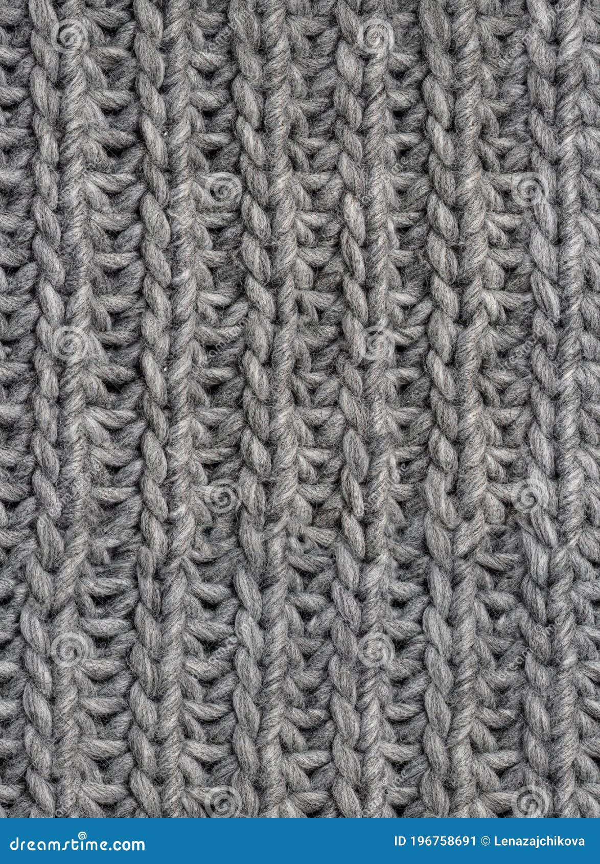Seamless Pattern of Light Grey Knitting Texture Stock Image - Image of ...