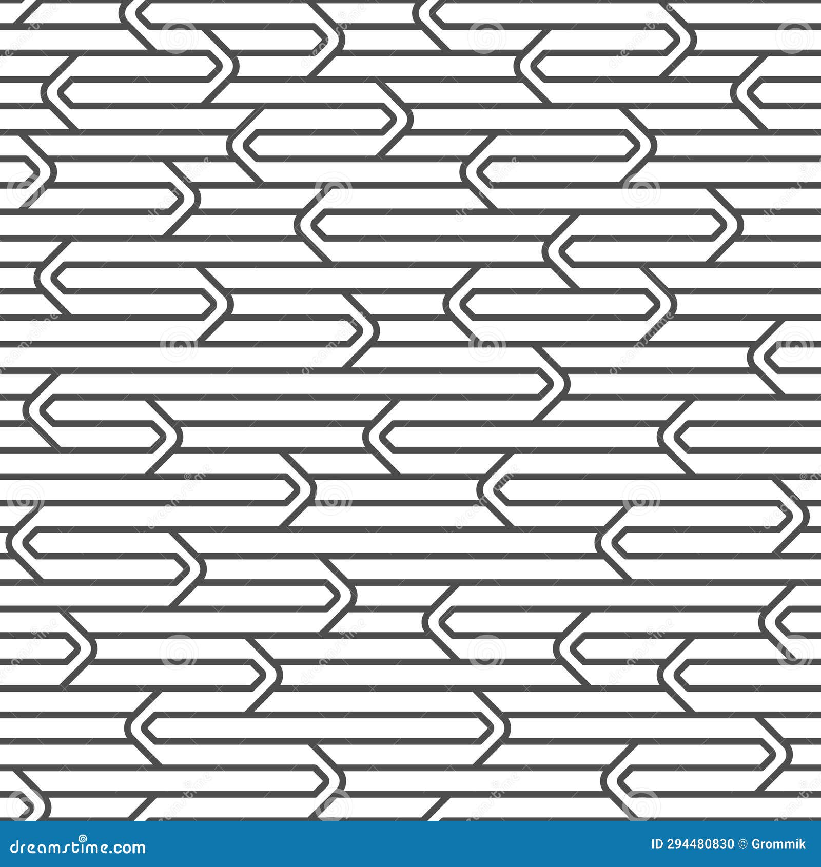 Seamless Pattern of Linear Geometric Shapes. Background Stock Vector ...