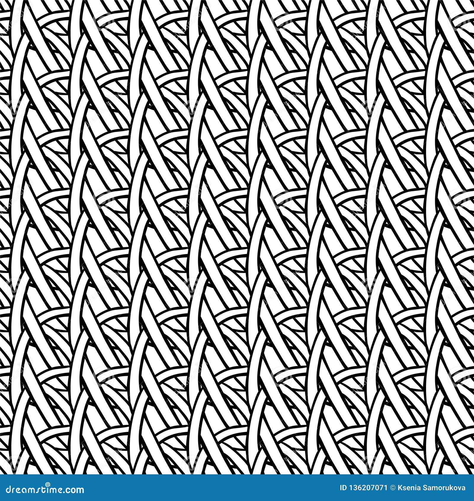 Seamless Pattern of Linear Plexus Stock Vector - Illustration of abstract, seamless: 136207071