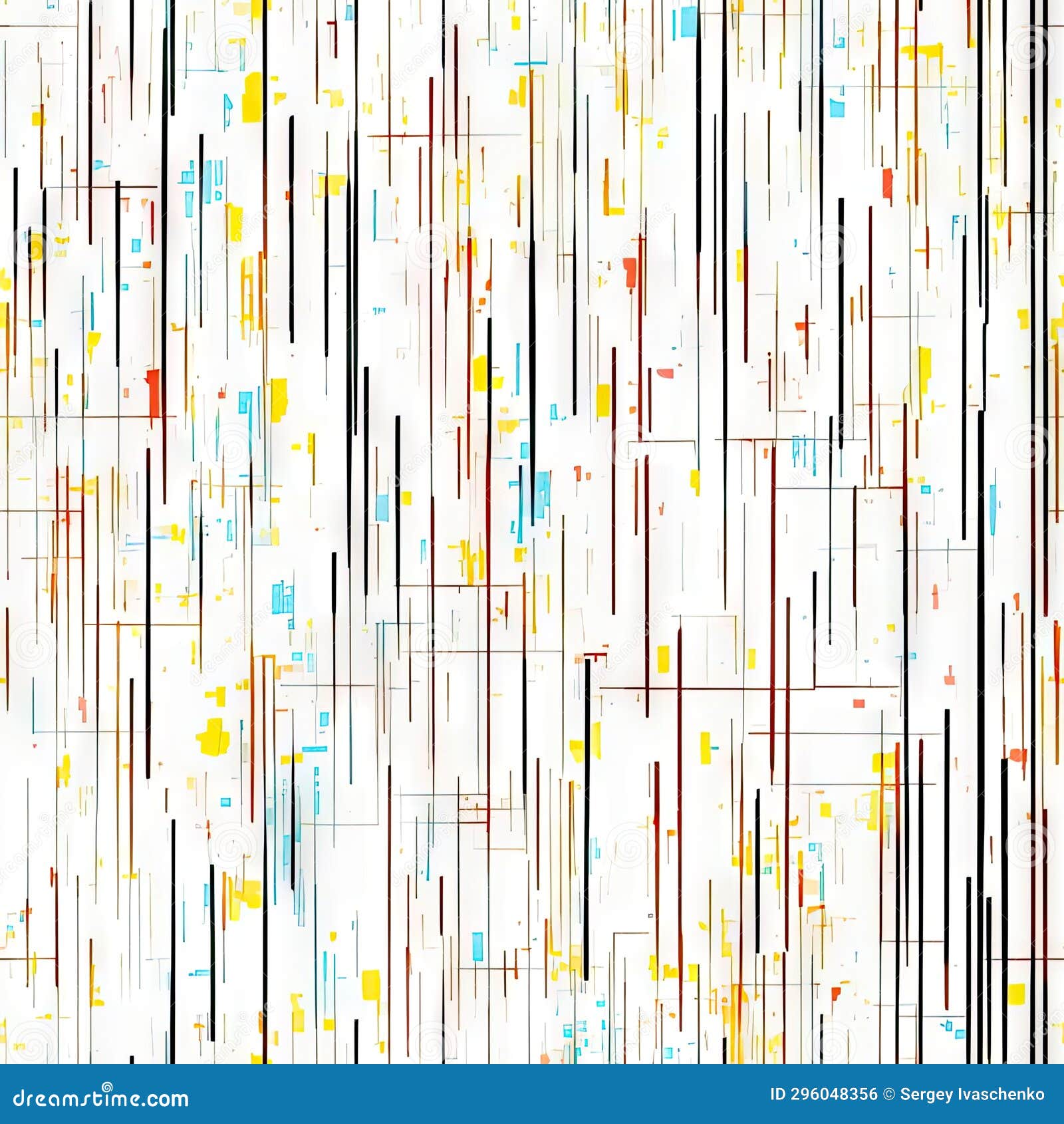 Seamless pattern in lines. stock illustration. Illustration of number ...