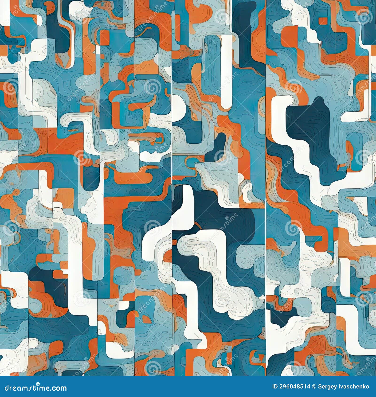 Seamless pattern in lines. stock illustration. Illustration of pattern ...