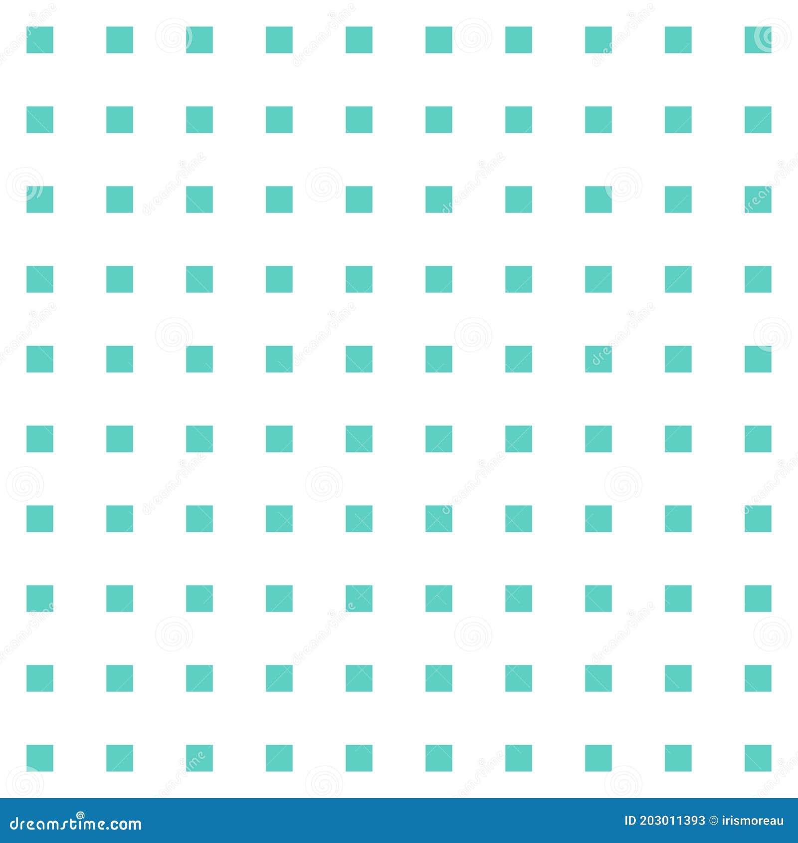 Seamless Pattern with a Lot of Turquoise Small Rectangles. Stock Vector ...