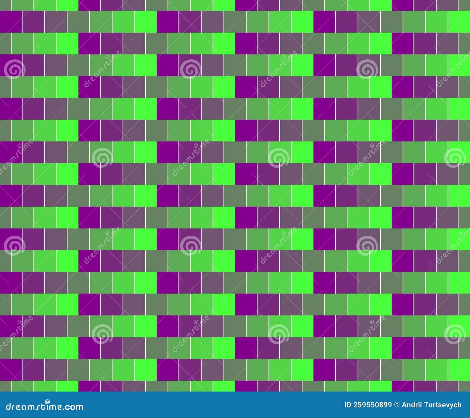 Seamless Vector Pattern Made of Purple Green Gradients Stock Vector ...