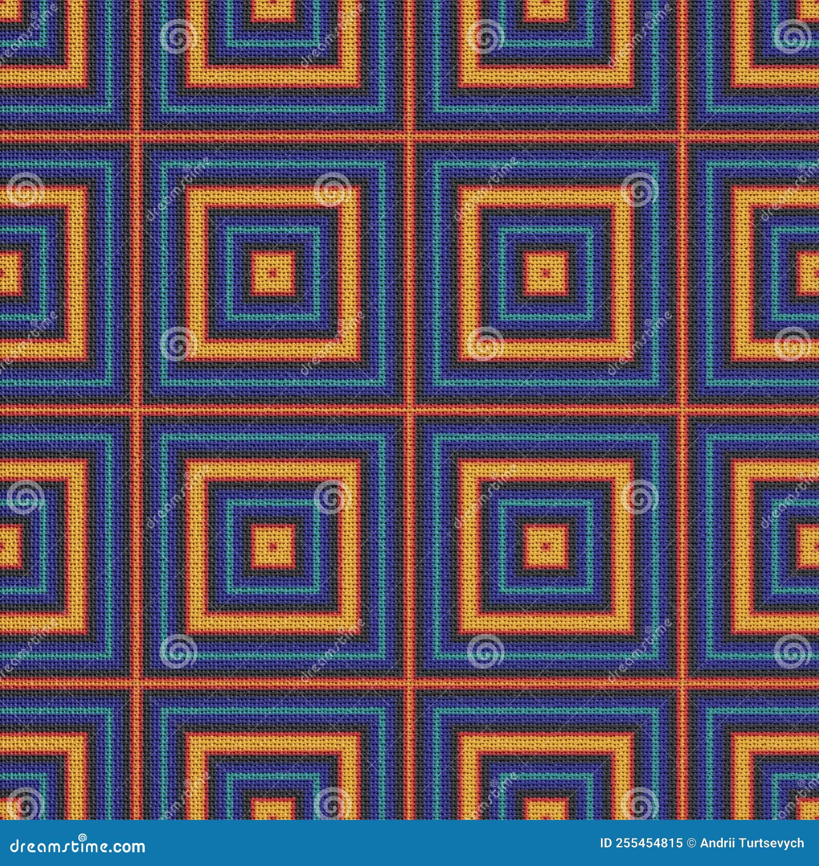 Seamless Pattern Made of Rectangular Shapes, with Cloth Texture ...