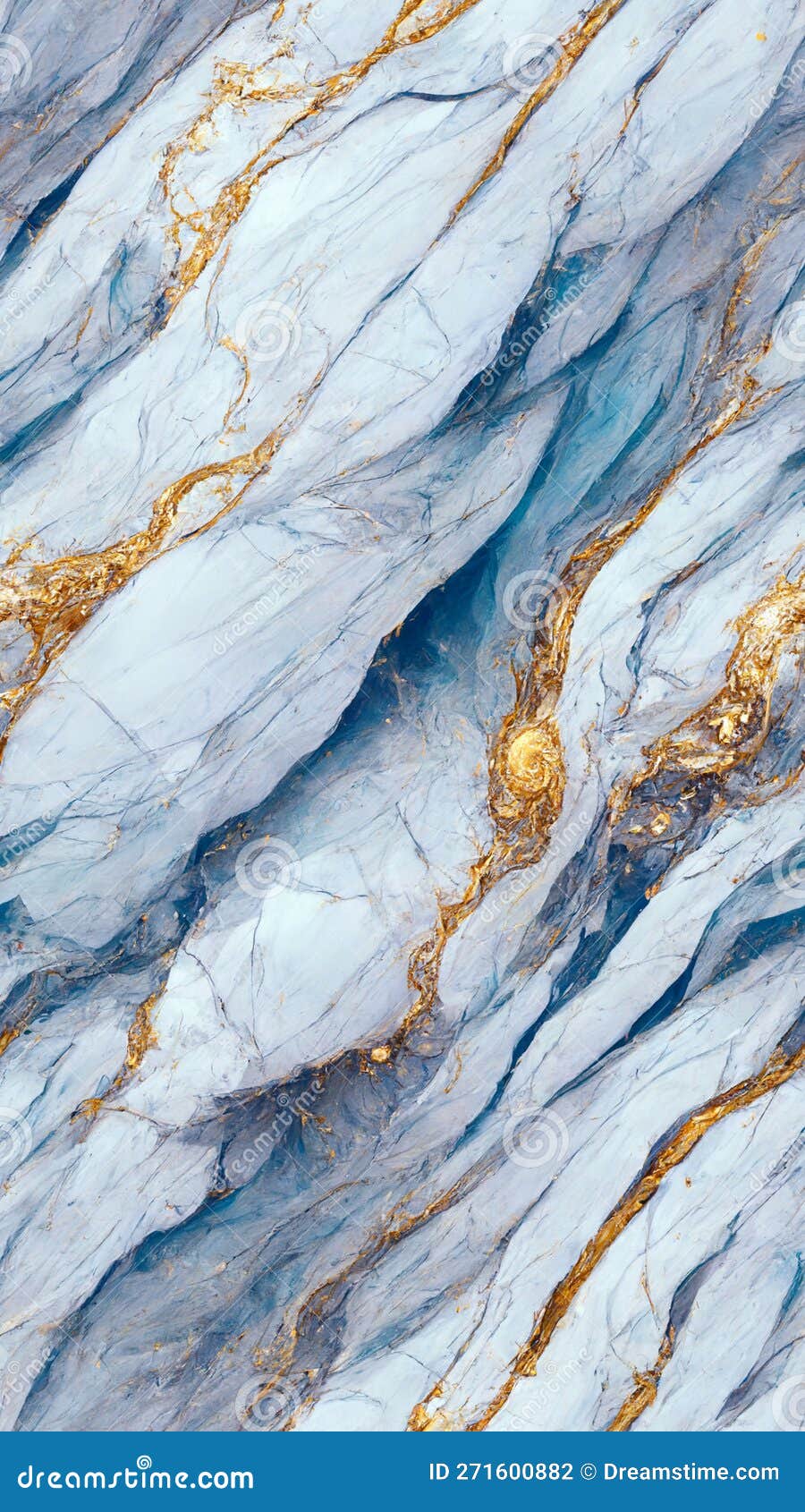 Seamless Pattern of Marble Gold Stone Texture Stock Illustration ...