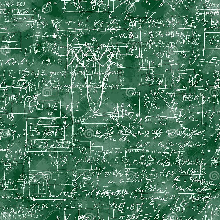 Seamless Pattern of Mathematical Operation and Equation Stock ...