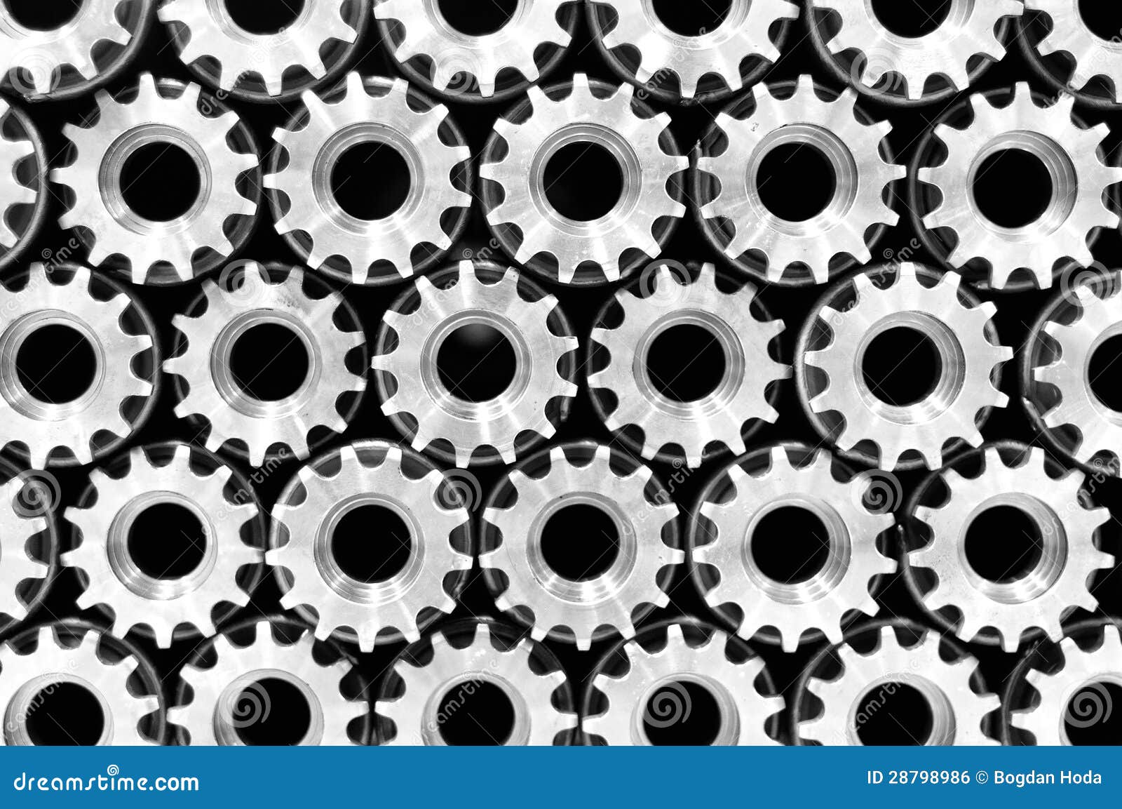 Seamless Pattern of Mechanical Cog Wheels Stock Photo - Image of ...