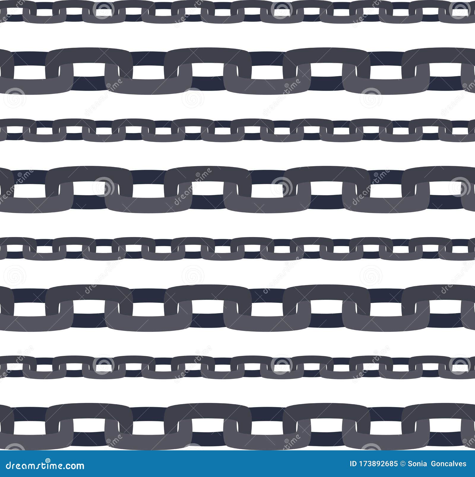 Seamless Pattern with Metal Chains Stock Vector - Illustration of ...
