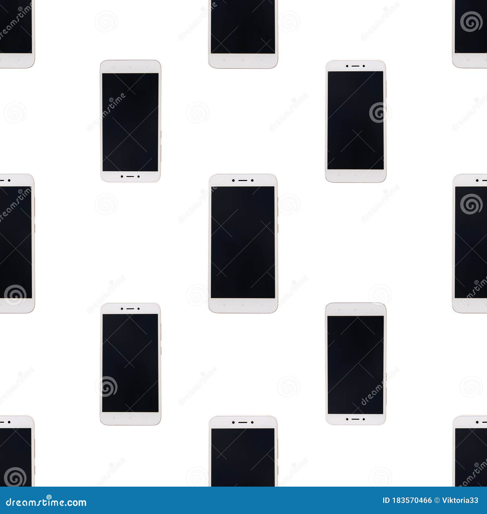 Seamless Pattern with Mobile Phones. Series of Technology Backgrounds ...