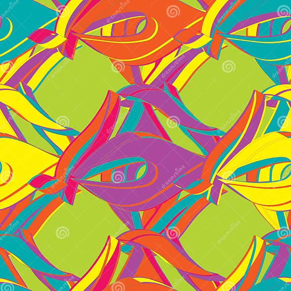 Seamless Pattern with Modern Abstract 3d Effect Texture. Stock ...