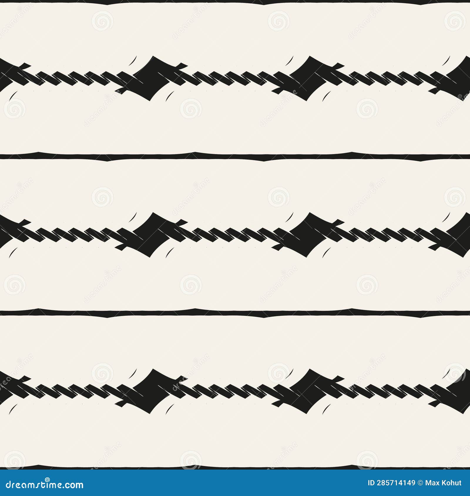 Seamless Pattern Modern Stylish Abstract Texture Stock Illustration