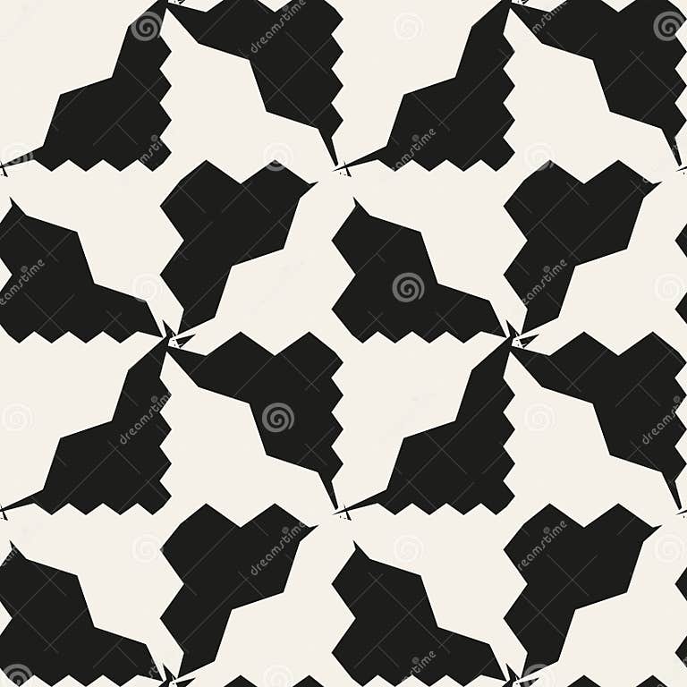 Seamless Pattern Modern Stylish Abstract Texture Stock Illustration