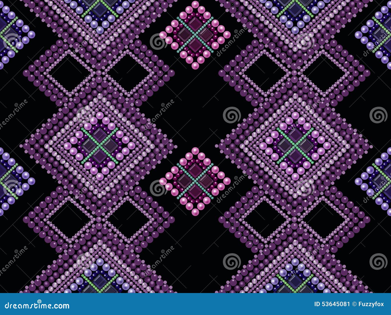 Seamless Pattern Modern Texture Abstract Background with Beads Stock ...