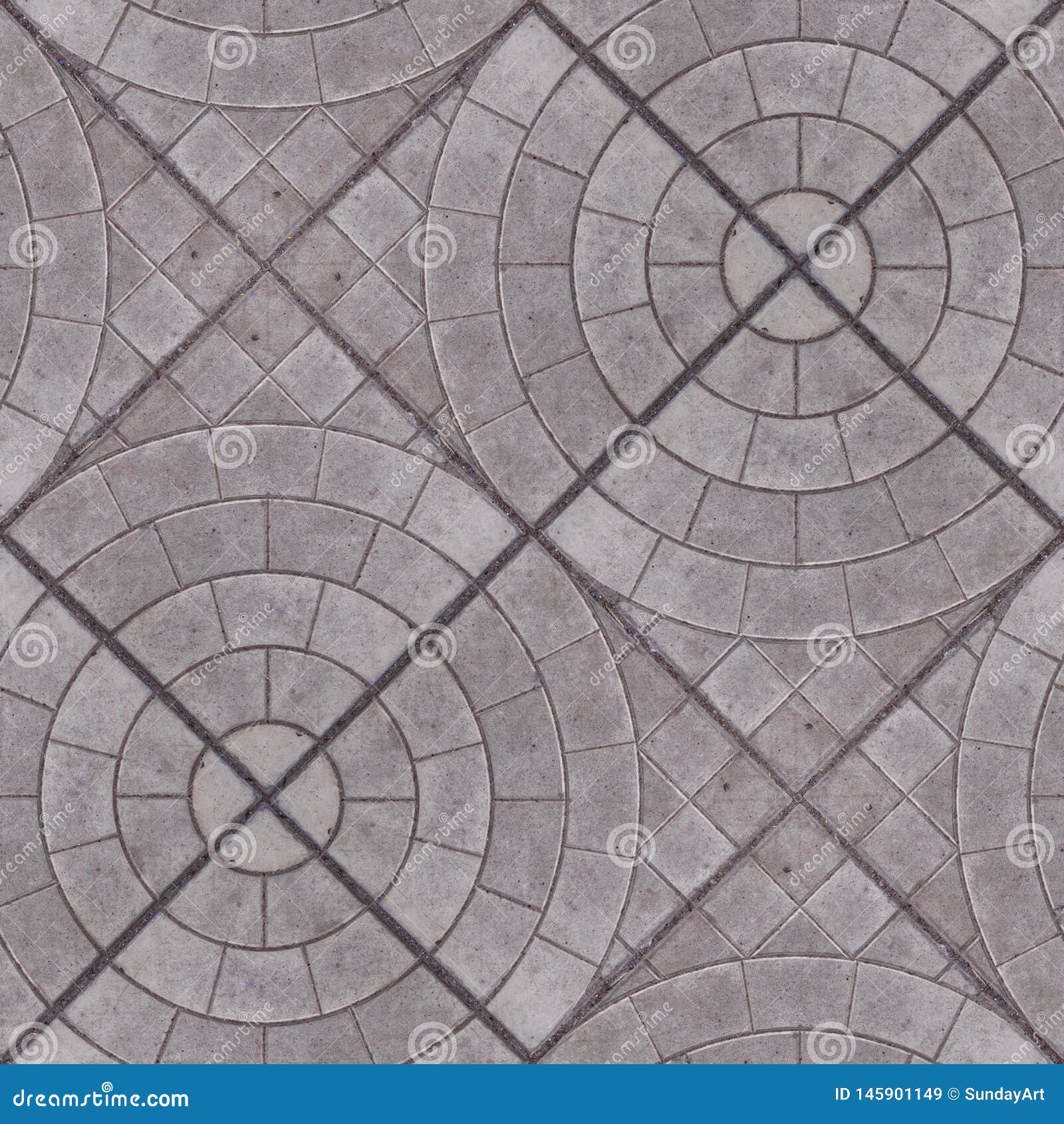 Seamless Pattern of Concrete Squared Tiles Stock Image - Image of ...