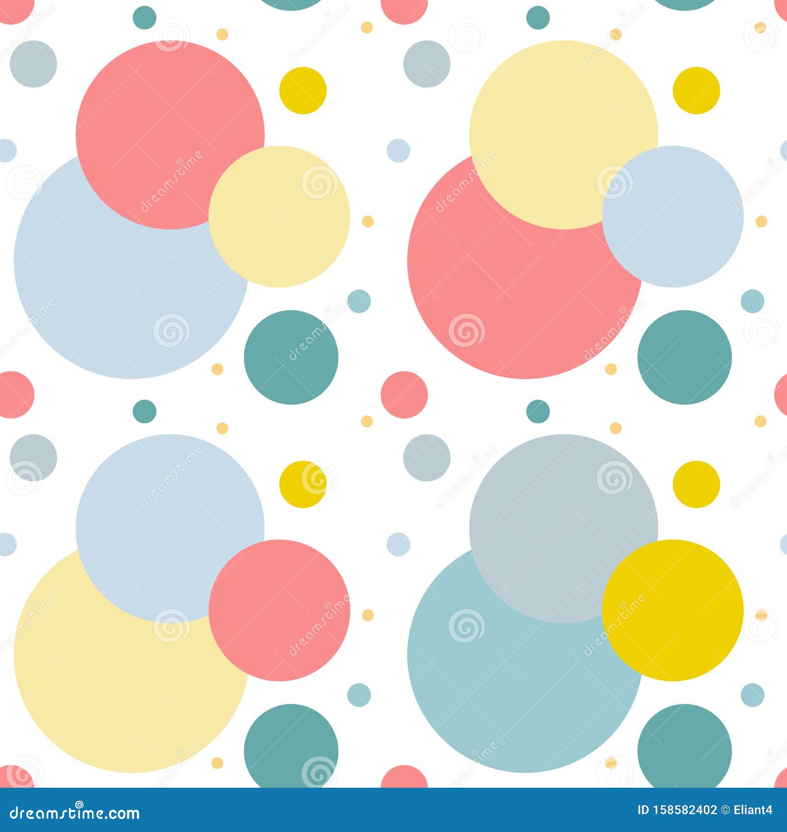 Seamless Background of Colored Circles. Stock Vector - Illustration of ... Seamless Background of Colored Circles. Stock Vector - Illustration of ...