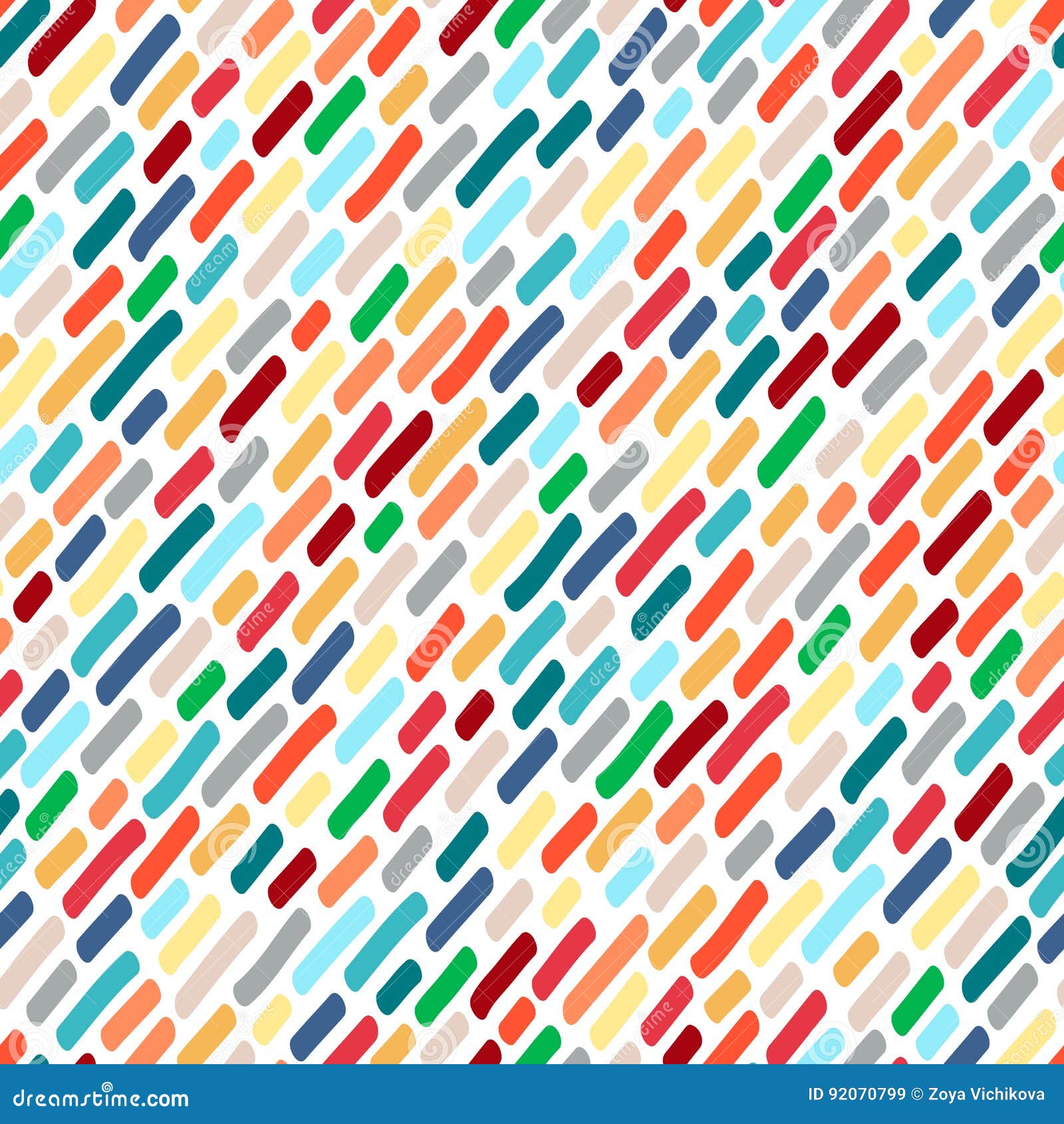 Seamless Pattern from Multi-colored Smears Stock Vector - Illustration ...