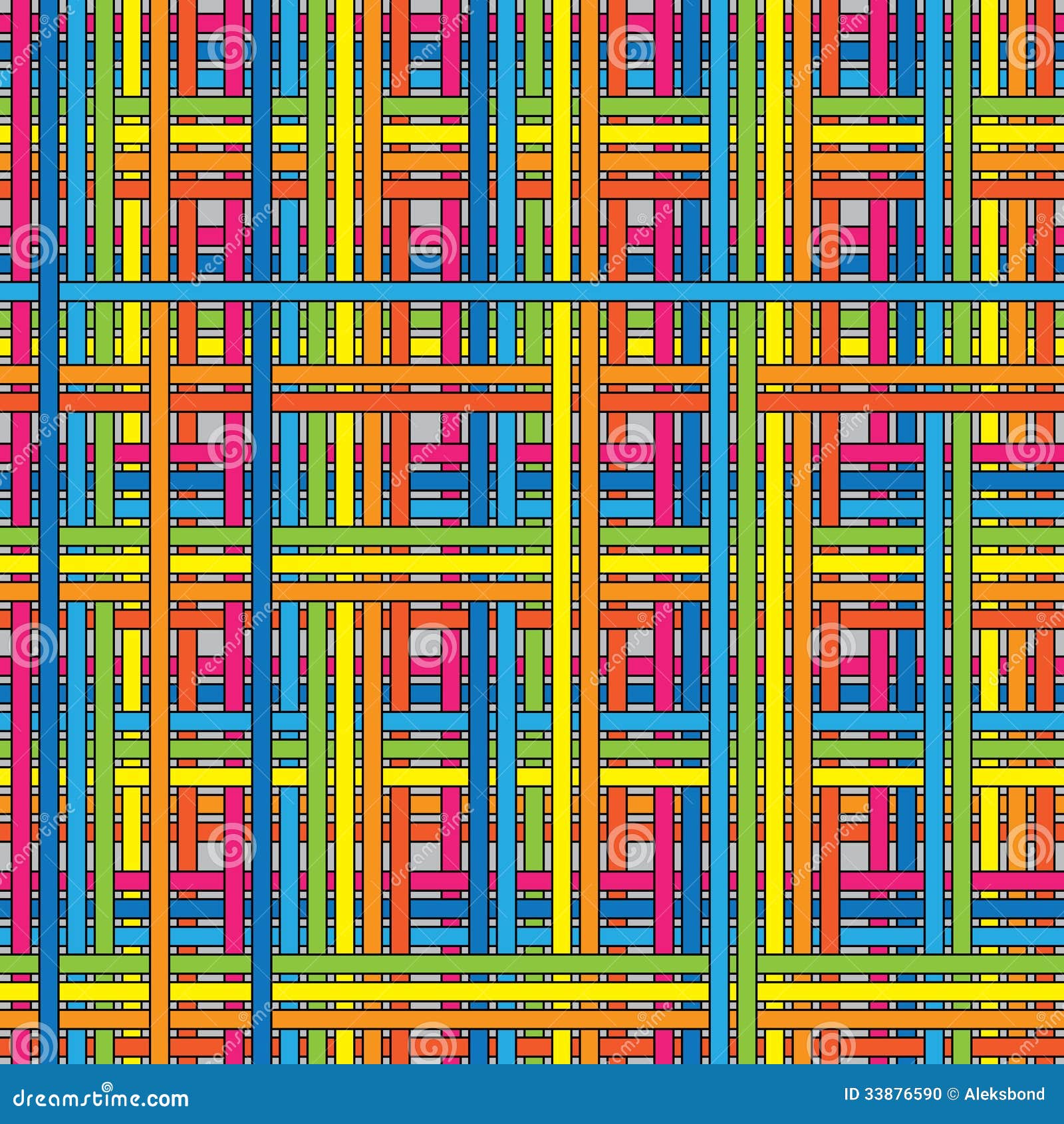 Seamless Pattern of Multicolor Bands Stock Vector - Illustration of ...